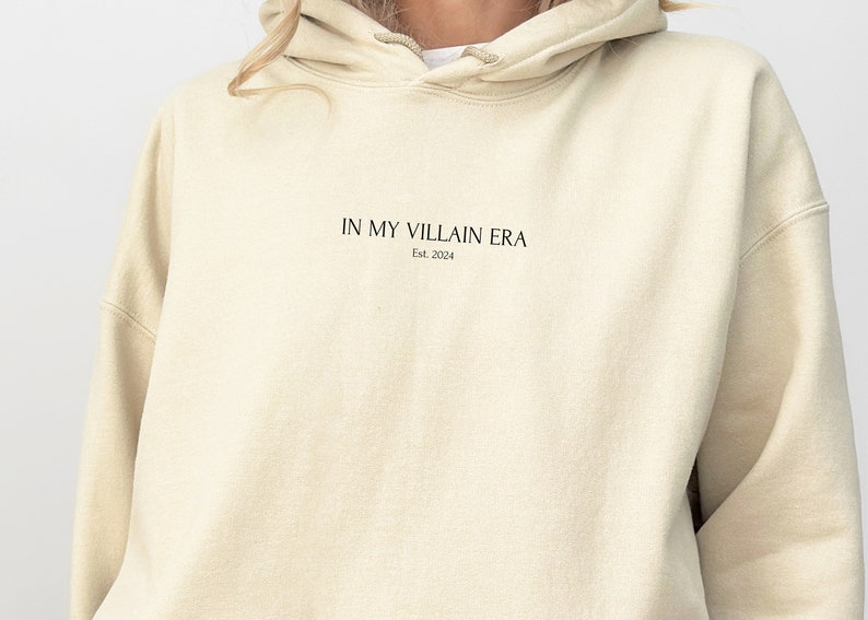 In My Villain Era Sweatshirt, Villain Era Hoodie, Gifts for Her, Trendy, Est 2024 - Etsy