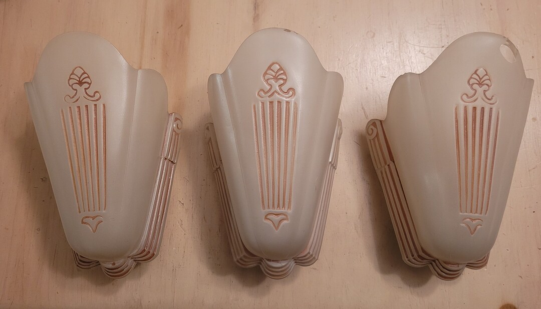1920s Art Deco Slip Shades - Etsy