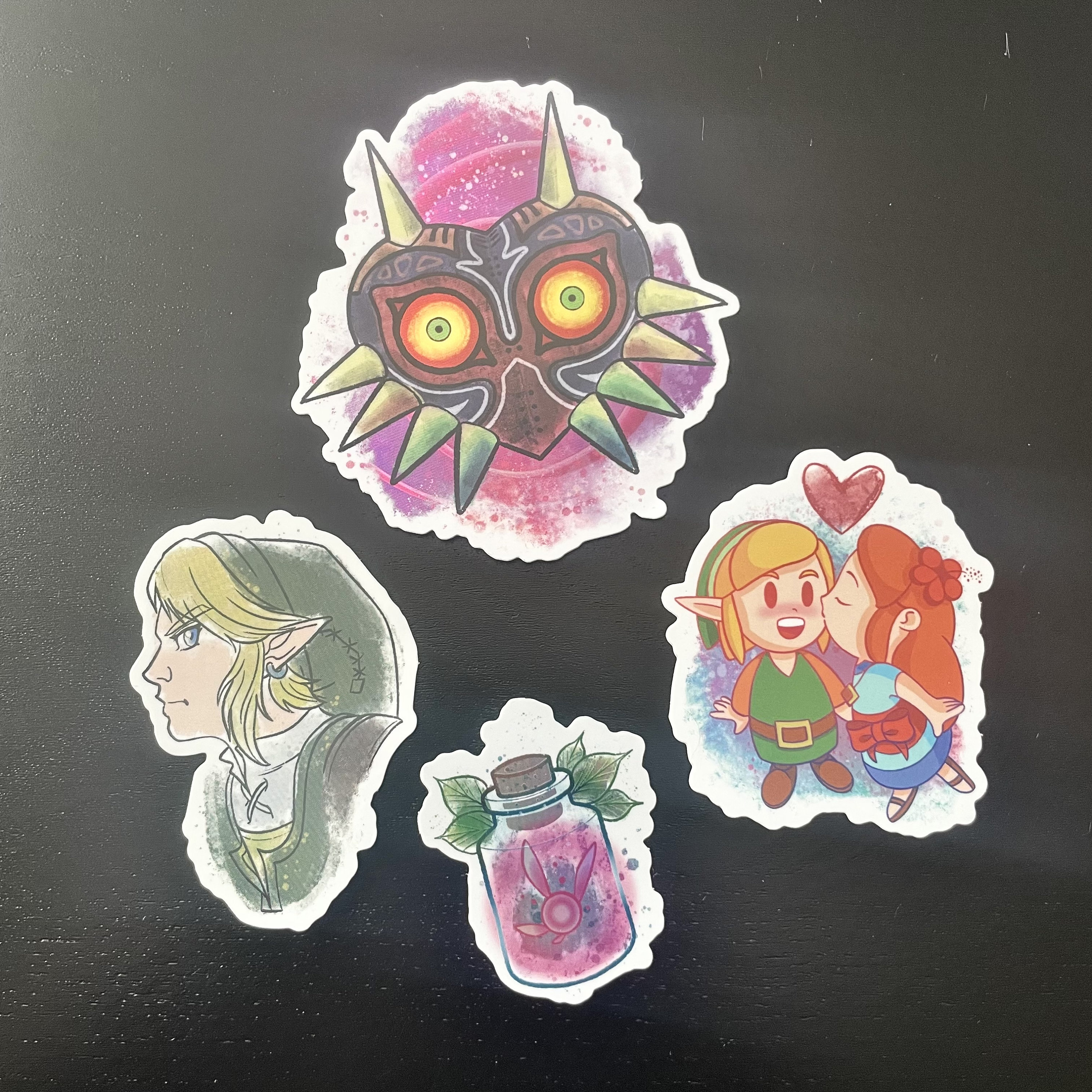 Link X Marin Holographic Sticker Legend of Zelda Loz - Etsy
