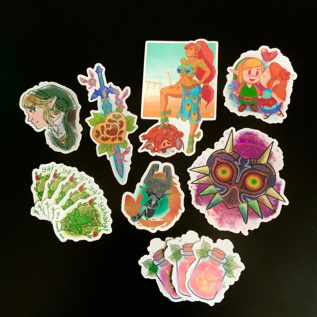 Legend of Zelda Effect Sticker Set Perfect Gift for Fans - Etsy