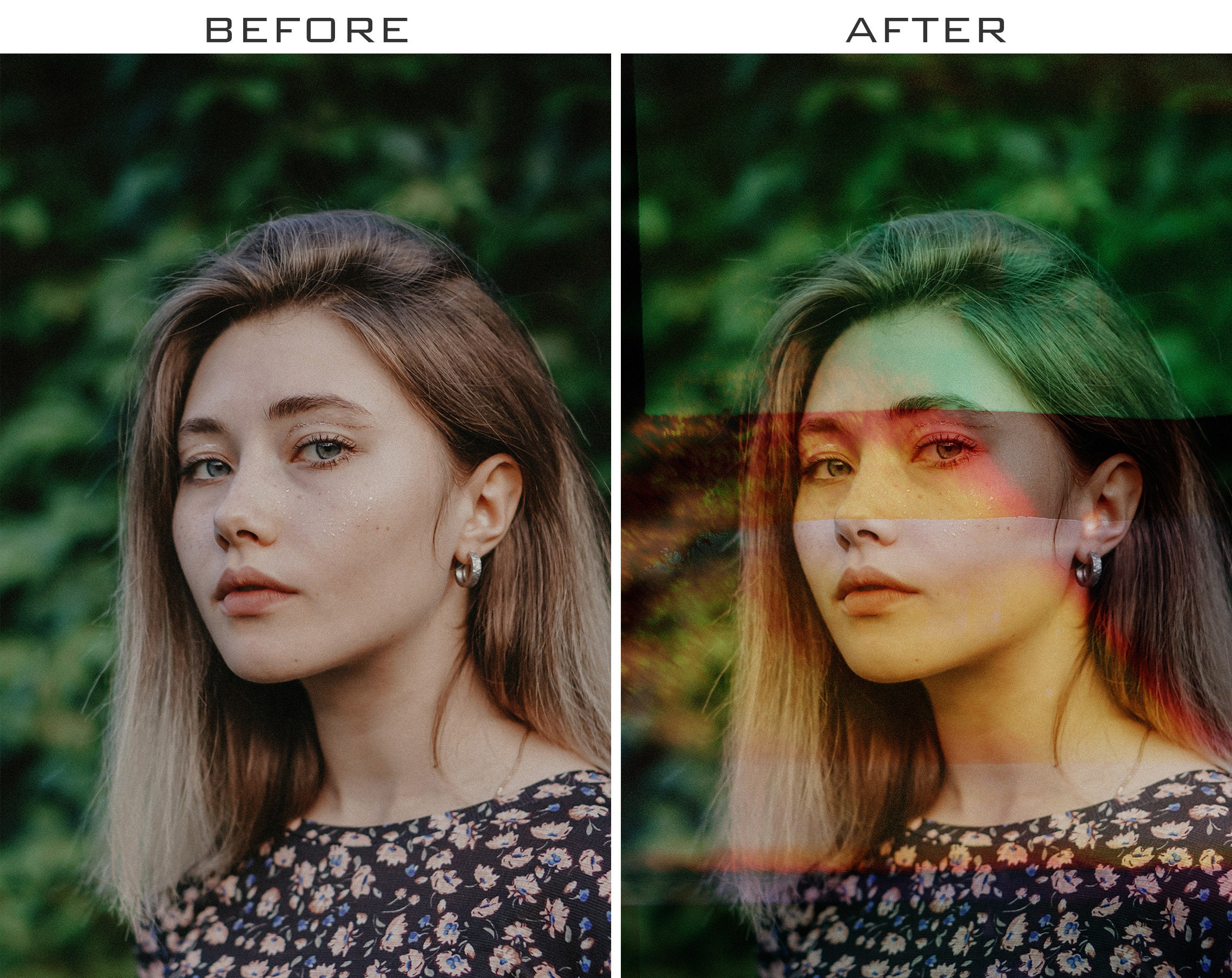 50 FILM OVERLAYS Film Effect Vintage Film Photo Overlays | Etsy