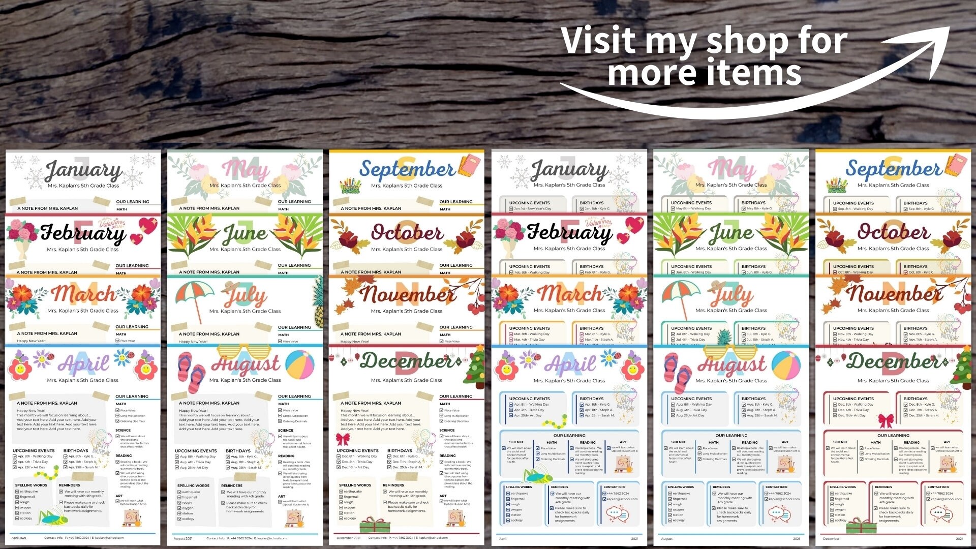 March Classroom Newsletter Template Editable Classroom - Etsy Singapore