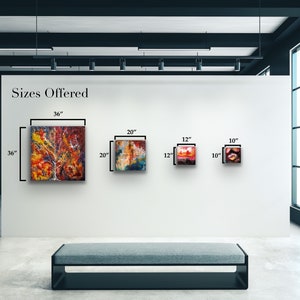 Spectra - Color Spectrum Wall Art, Red,blue,yellow Abstract Painting ...