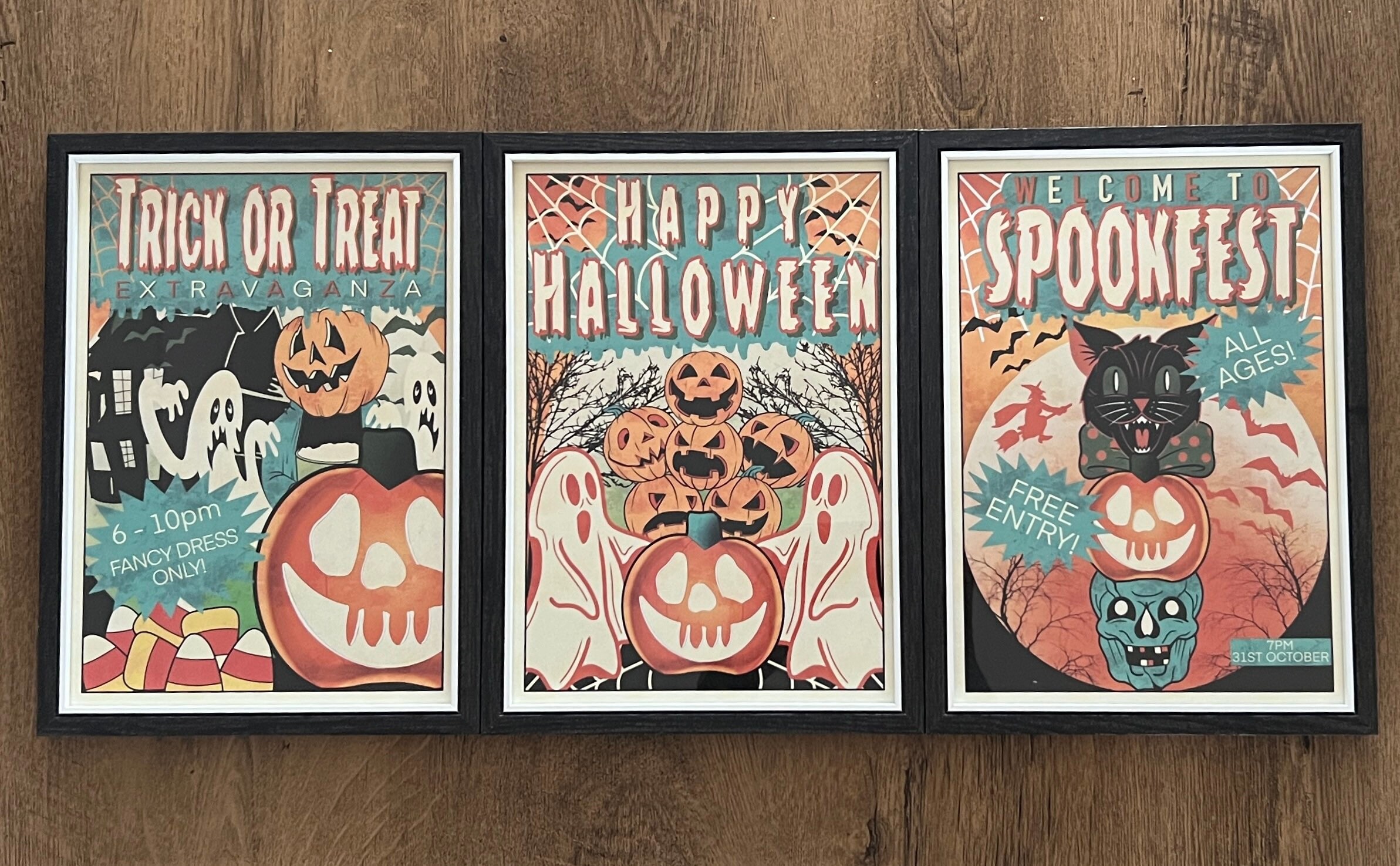 A4 Vintage Retro HALLOWEEN PRINTS - Etsy