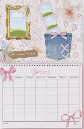 Digital Calendar Template (canva) - Etsy