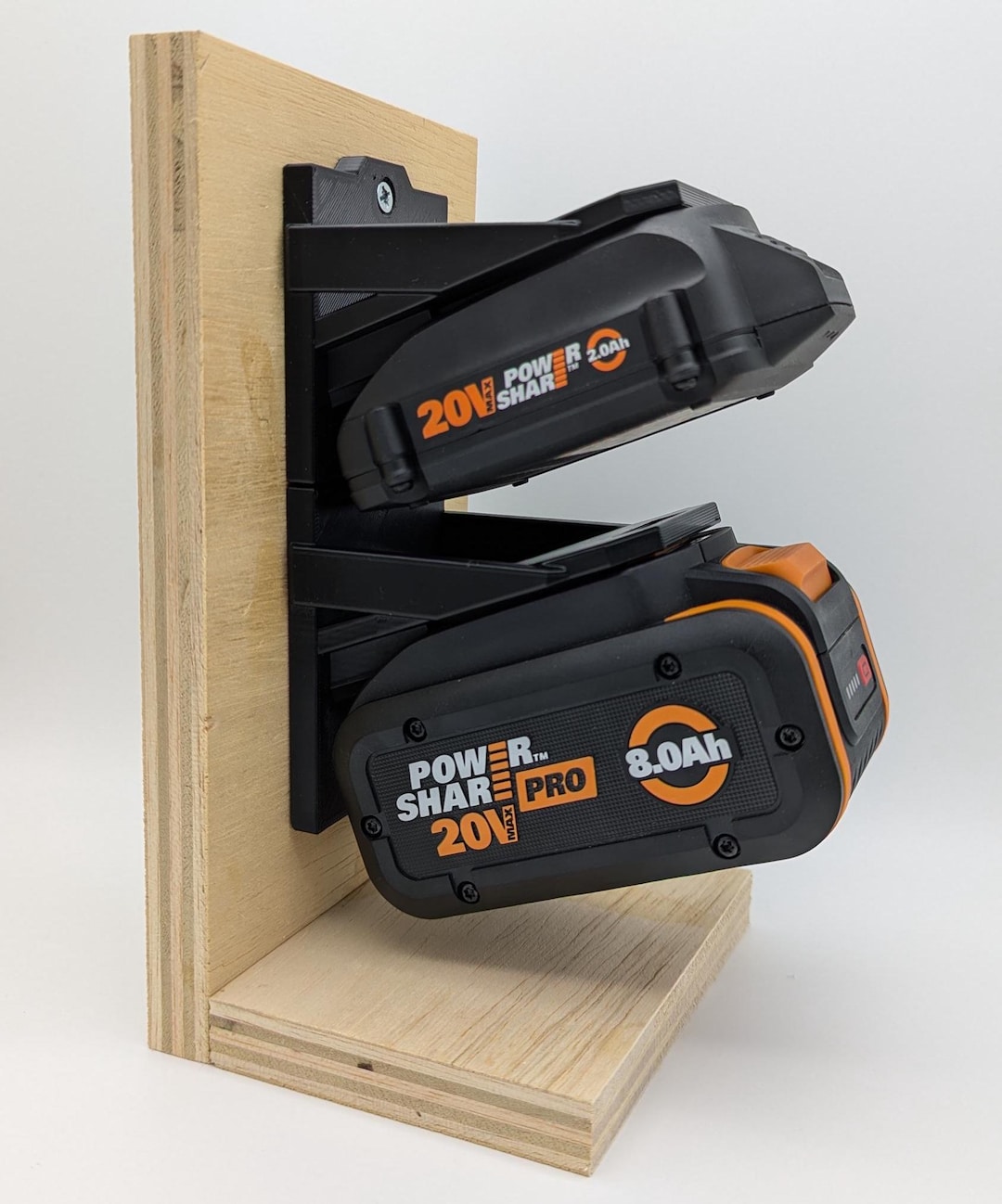 Worx 20v Stackable Battery Wall Storage - Etsy