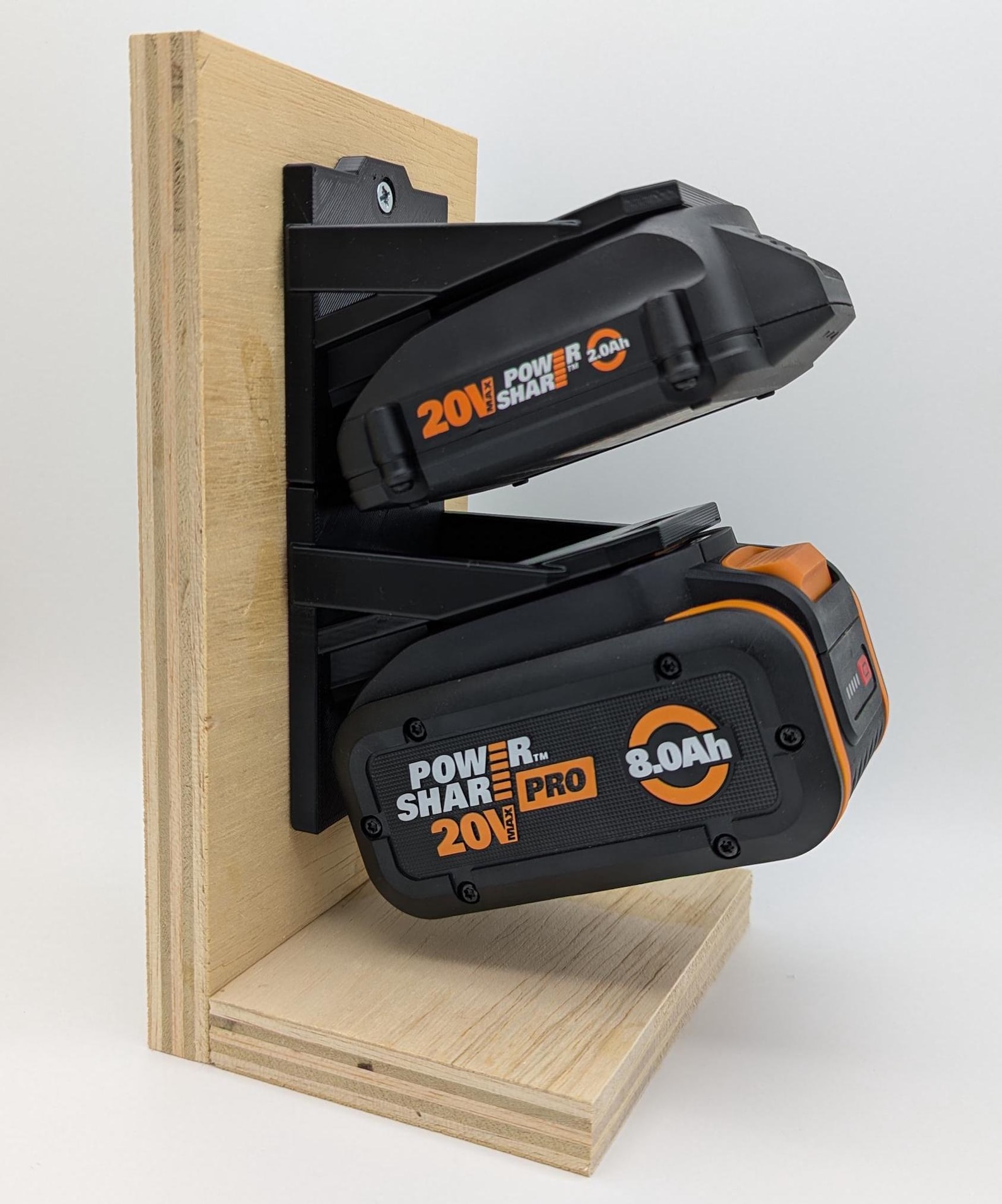 Worx 20v Stackable Battery Wall Storage - Etsy