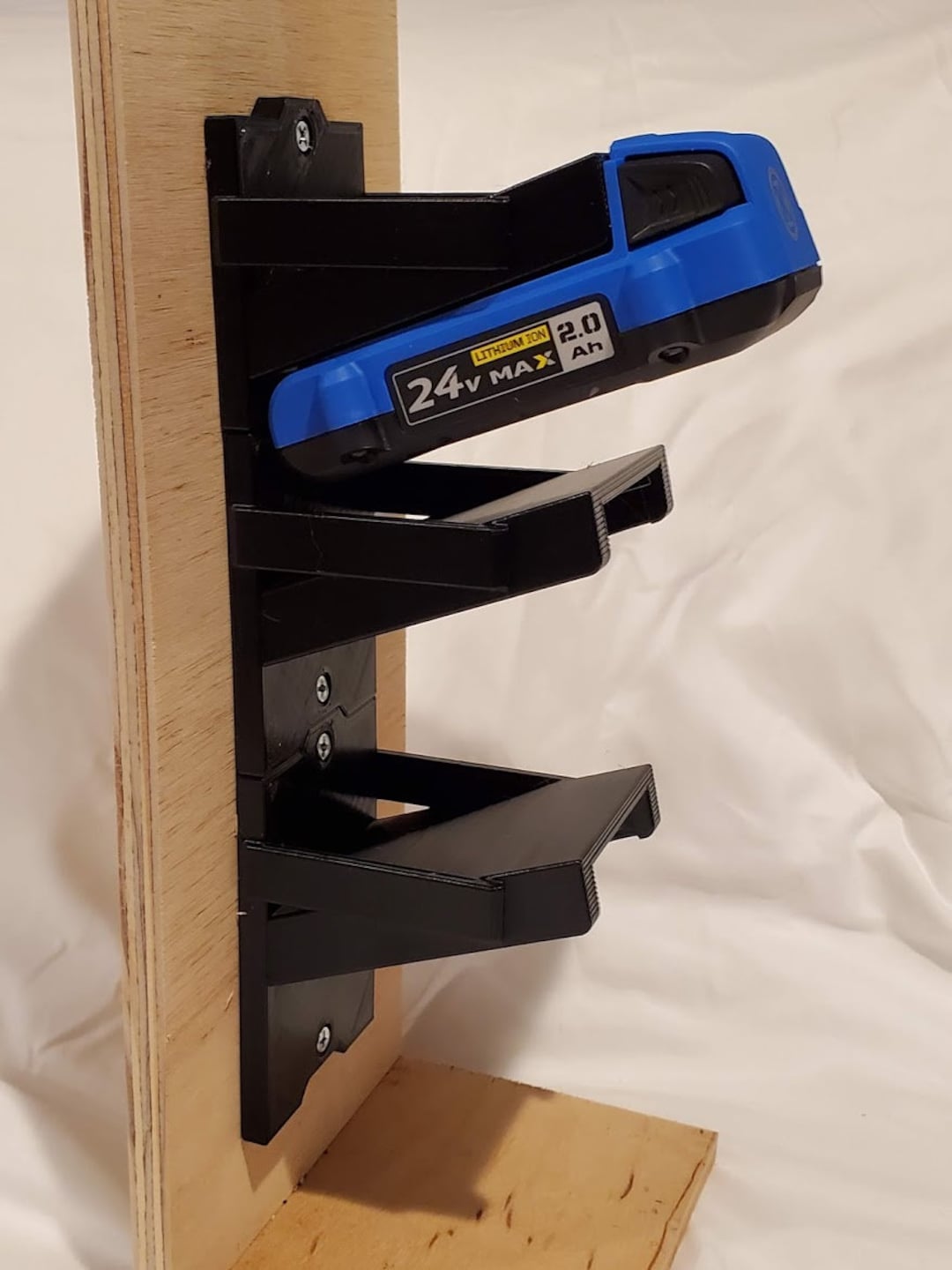 Kobalt 24v Stackable Battery Wall Storage - Etsy