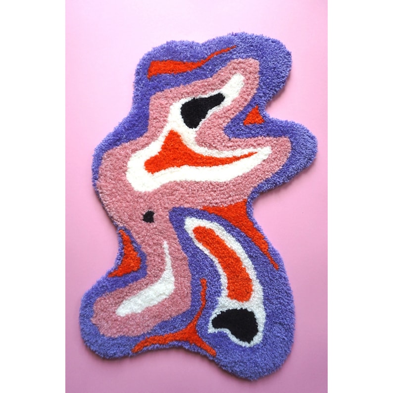 CUSTOM Handmade Rug Tufting Gun Custom Rug Psychedelic - Etsy