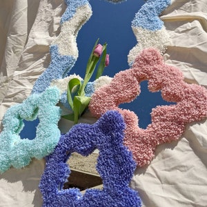 PREORDER Tufted Mirror Handmade Rug Carpet Tufting Gun Wall - Etsy