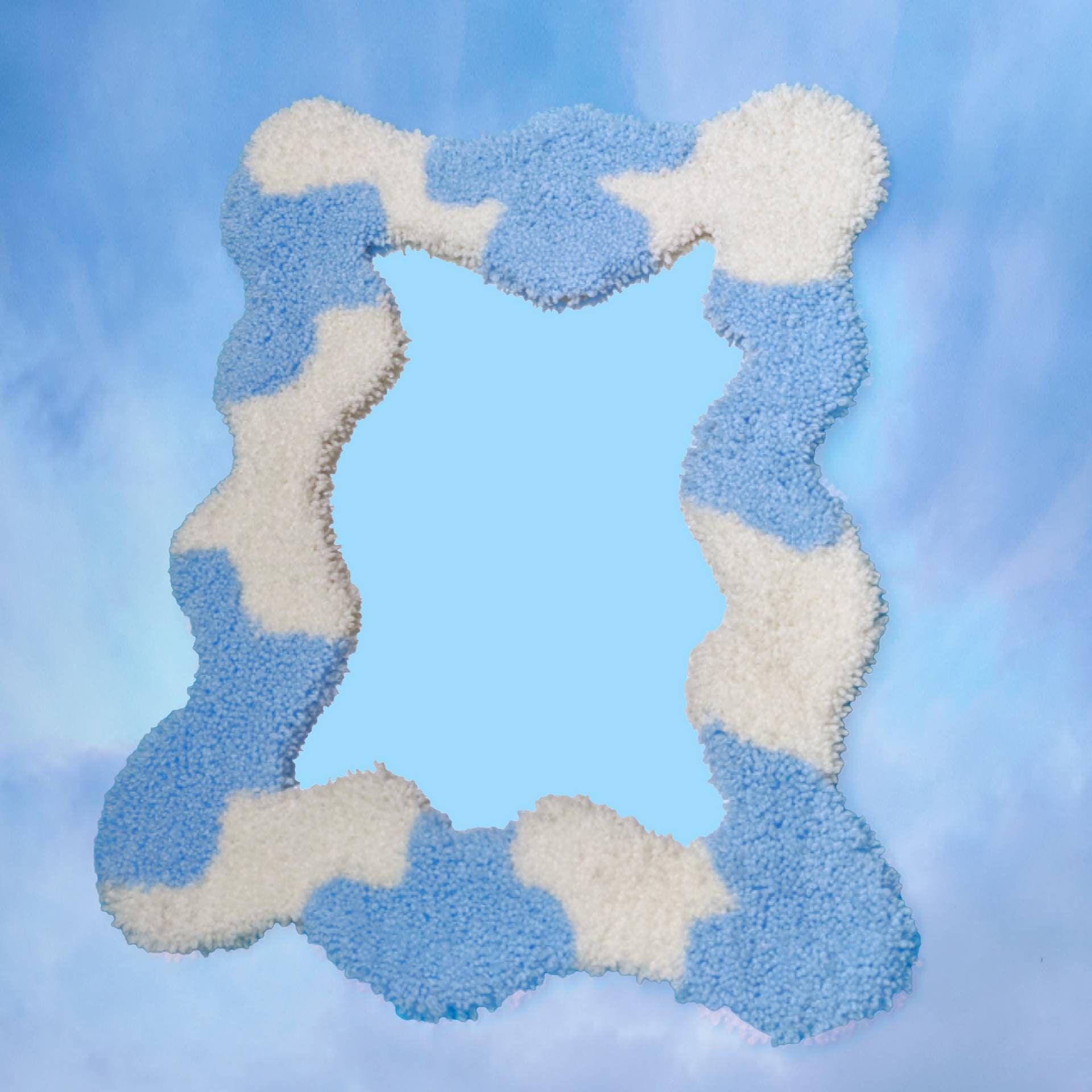 PREORDER Tufted Mirror Handmade Rug Carpet Tufting Gun Wall - Etsy