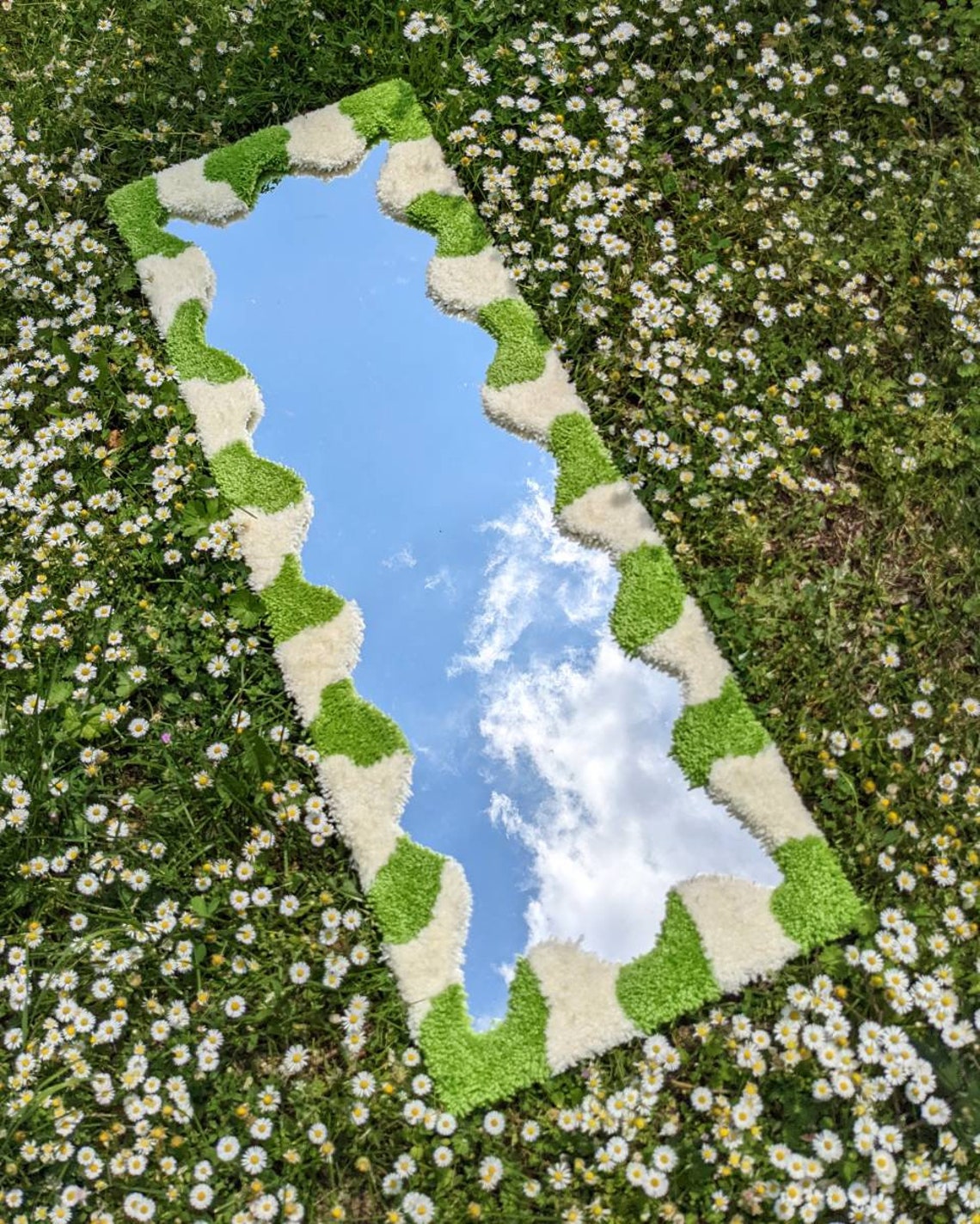 PREORDER Full Length Tufted Mirror Retro Vintage Scandinavian - Etsy