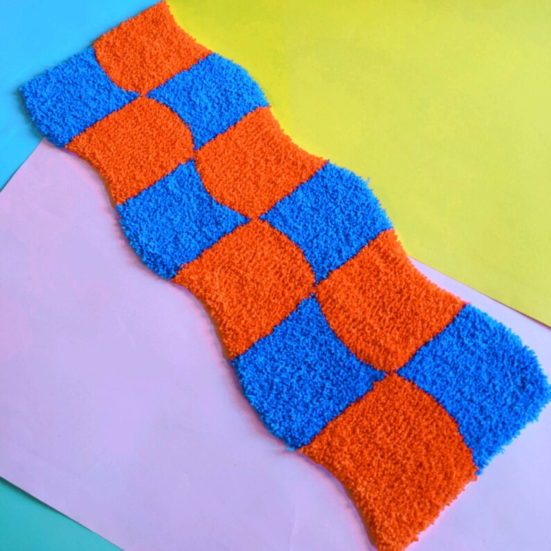 Handmade Tufting Gun Tufted Rug Carpet Psychedelic - Etsy