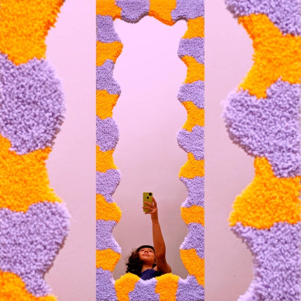 Tufted Mirror - Etsy