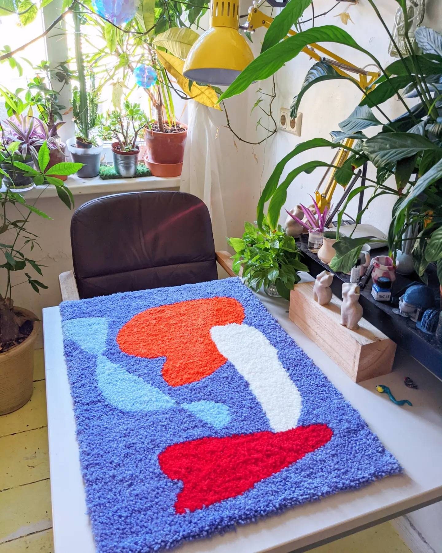 Handmade Tufting Gun Tufted Rug Carpet Psychedelic - Etsy