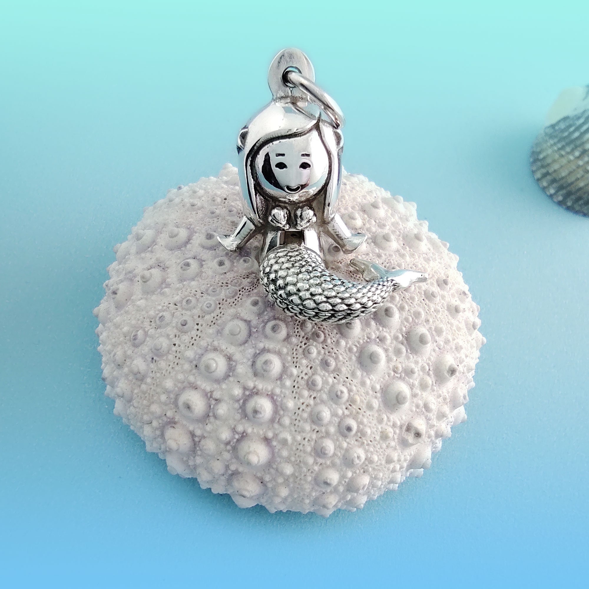 Little Mermaid Polly Pocket Necklace/ Funny Jewelry/ Handmade - Etsy