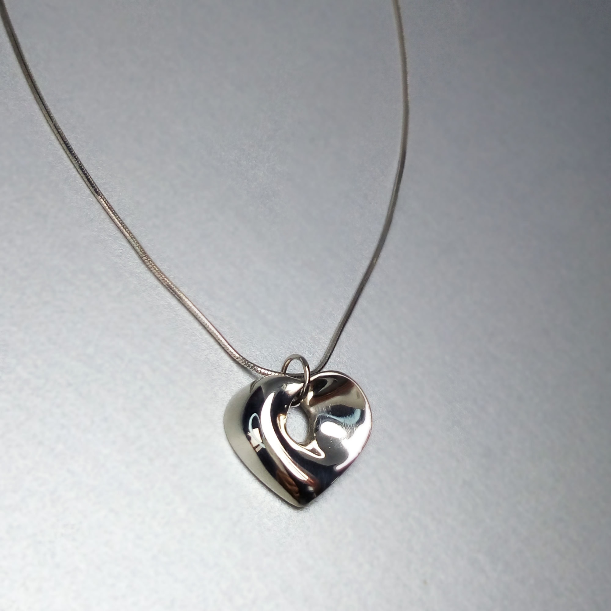 Mobius Strip Heart Handmade Necklace/ Modern Love Jewelry for Her ...