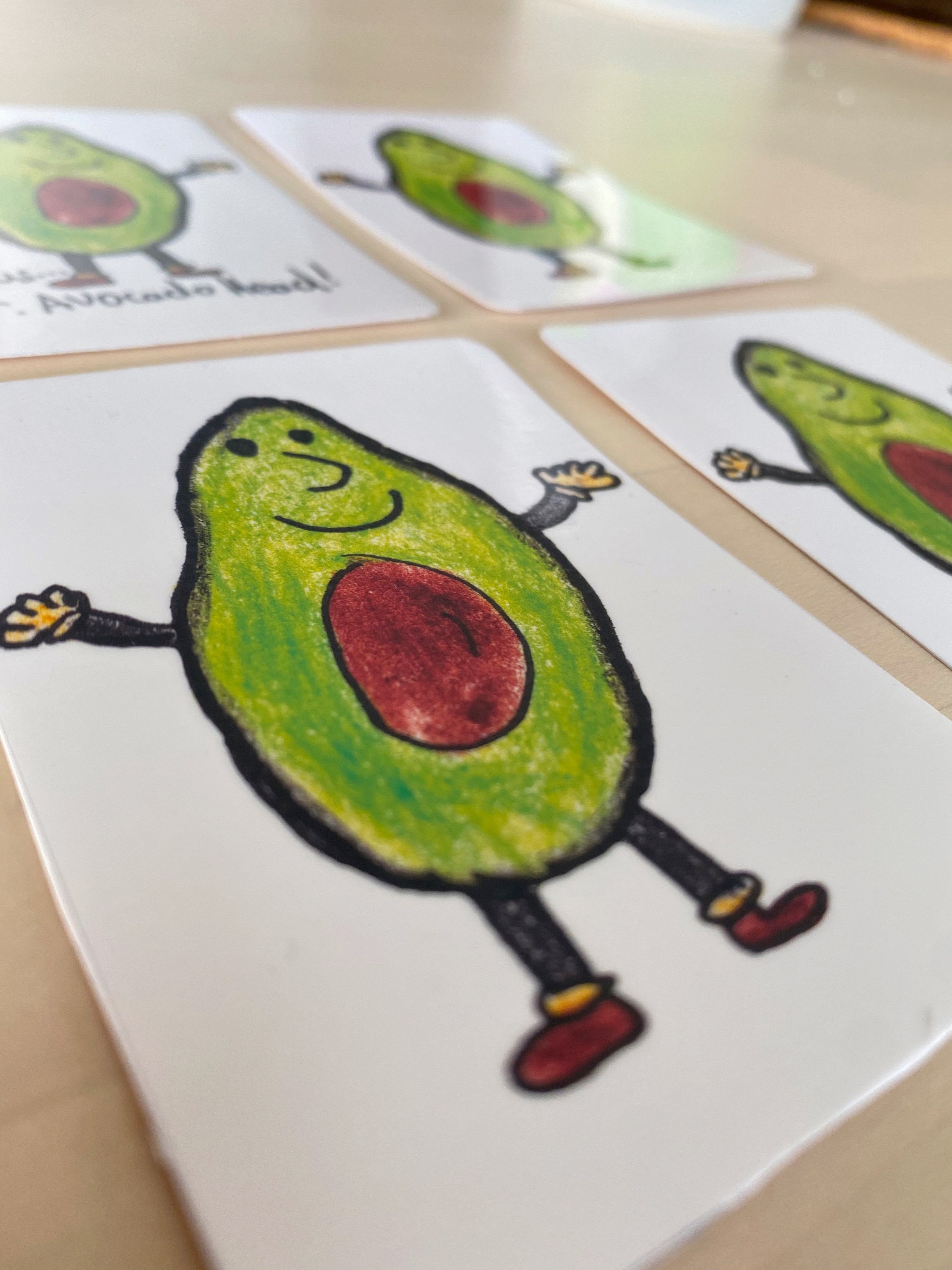 The Famous Mr. Avocado Head Hand-drawn Vinyl Sticker or Premium-quality ...