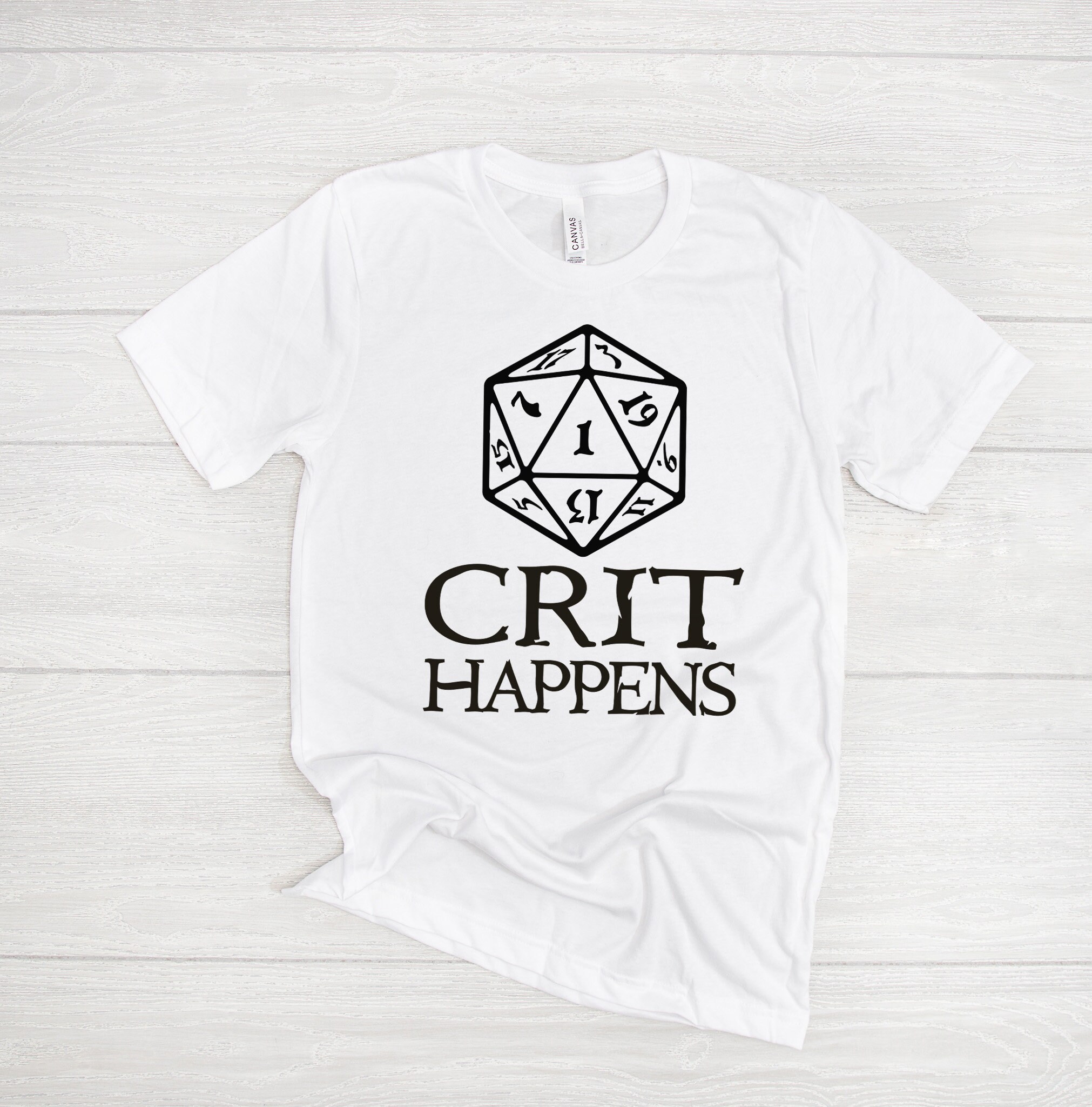 Crit Happens SVG PNG JPG D&D Humor Pathfinder Geek and Nerd Sayings - Etsy