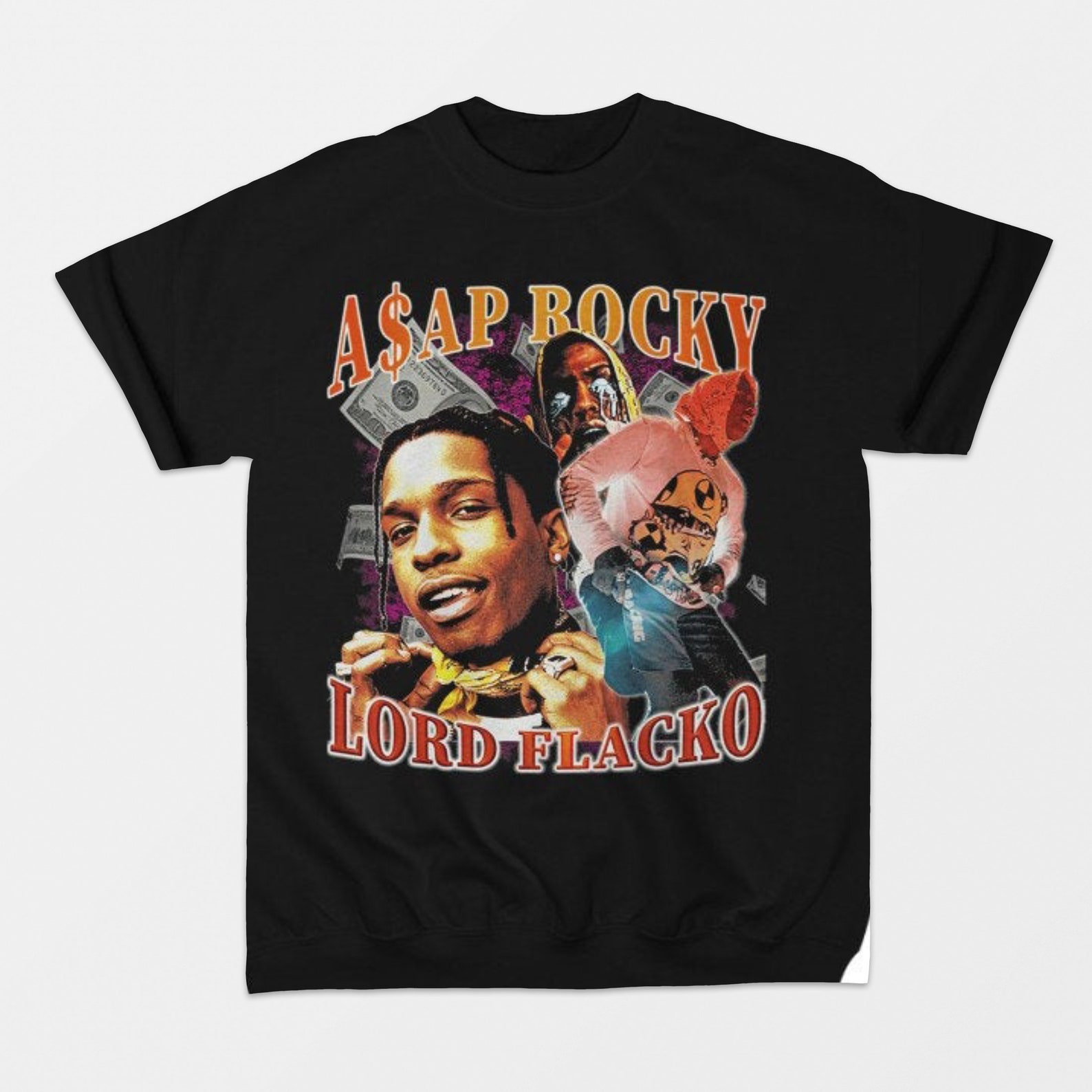 ASAP Rocky vintage 90s T-Shirt Asap Rocky T-Shirt T-shirt | Etsy