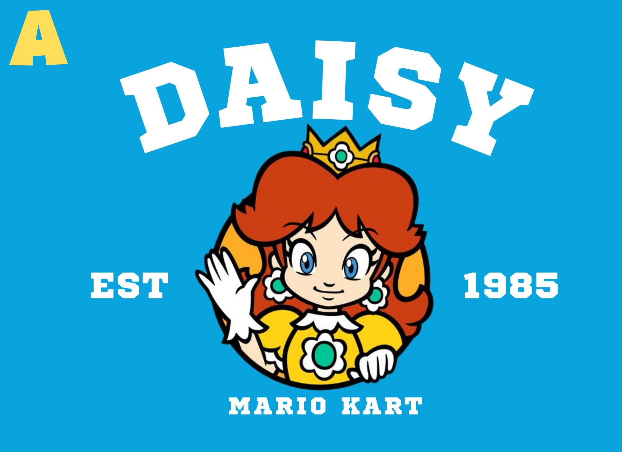 Princess Daisy Character T-shirt | Retro Gaming Tee | Super Mario ...