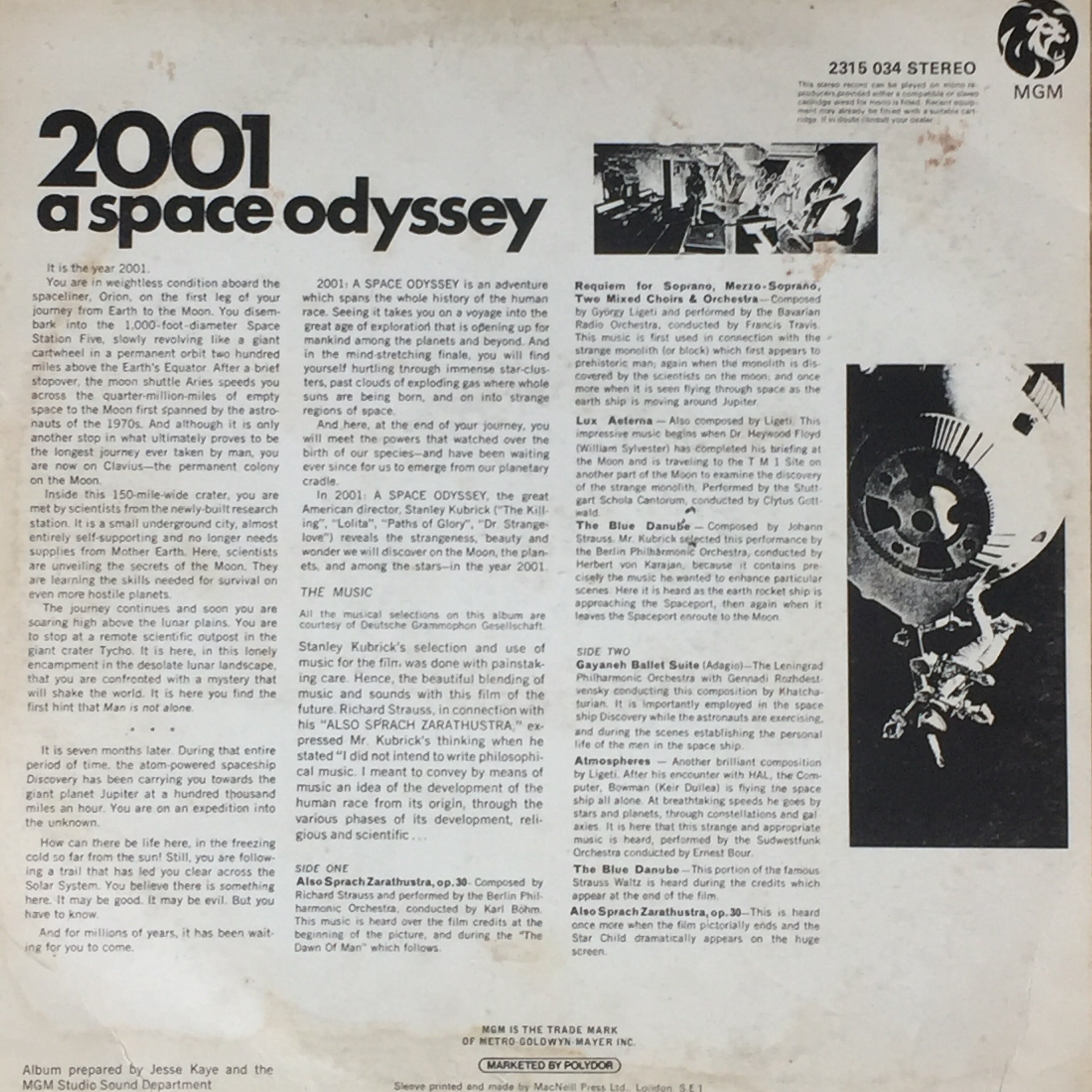 2001 A Space Odyssey / Vinyl - Etsy