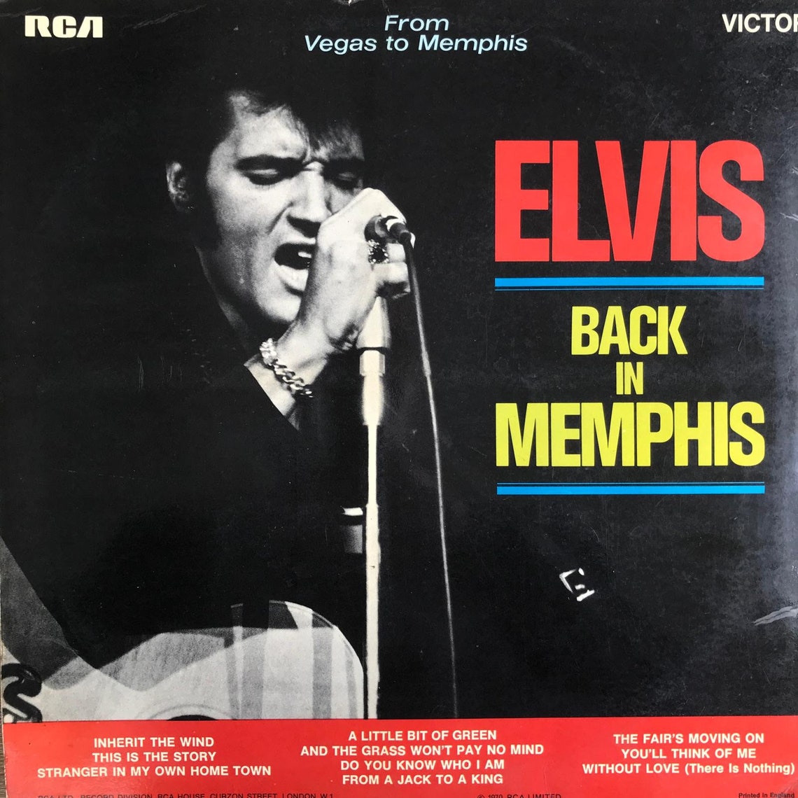 Elvis Presley, From Memphis to Vegas / Vinyl - Etsy