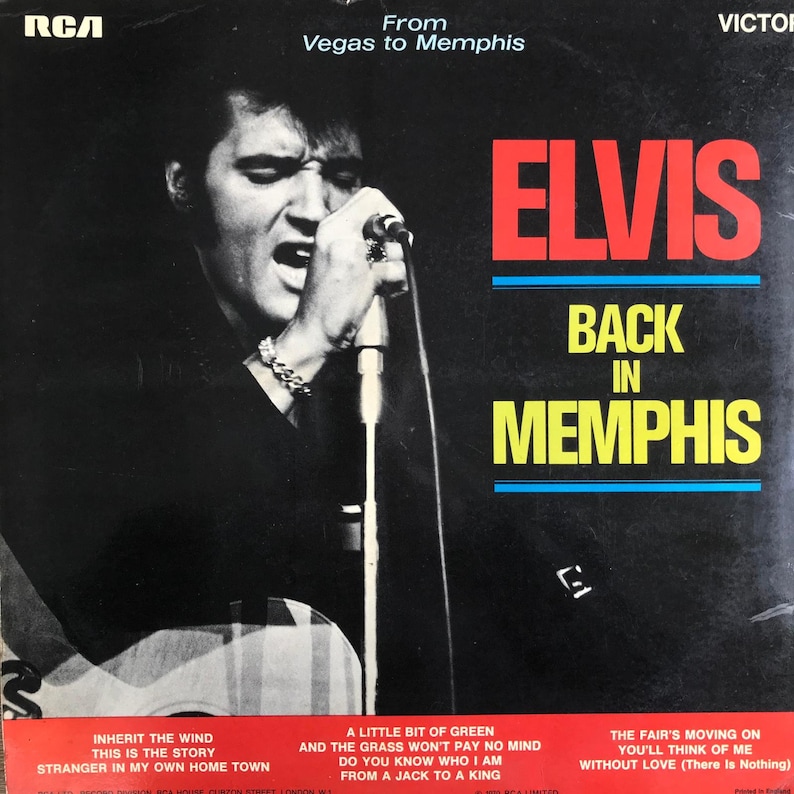 Elvis Presley, From Memphis to Vegas / Vinyl - Etsy