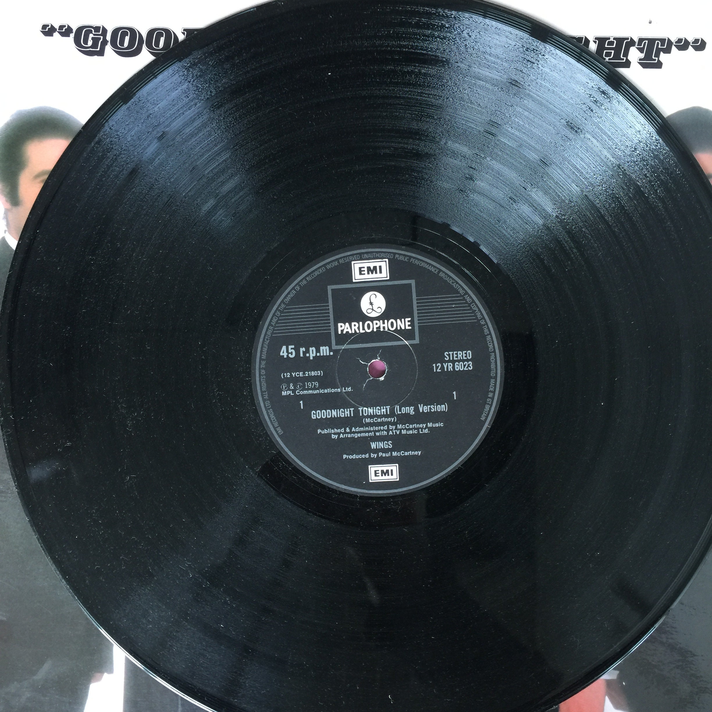 Wings, Goodnight Tonight / Vinyl - Etsy