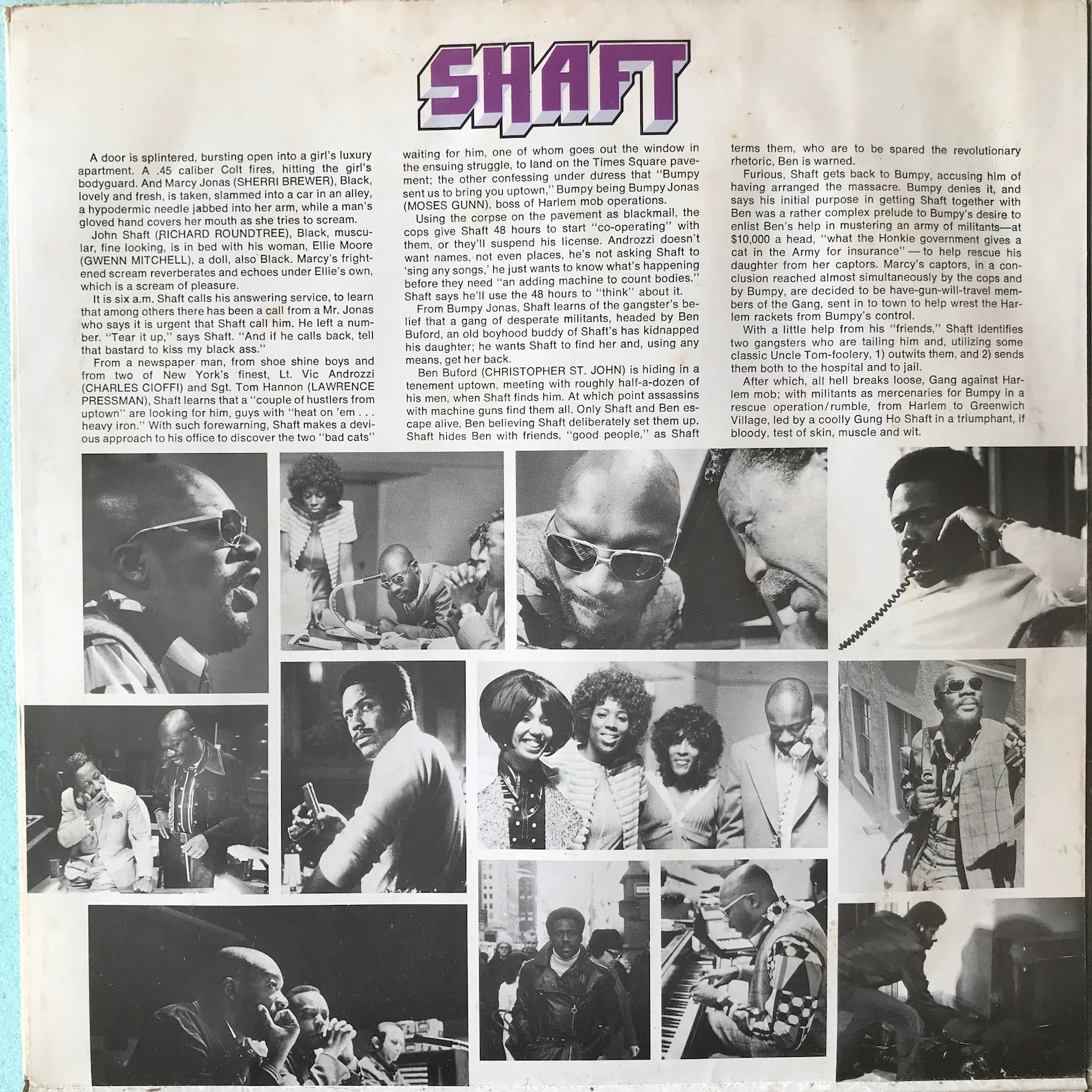 Isaac Hayes, SHAFT Soundtrack / Vinyl - Etsy UK