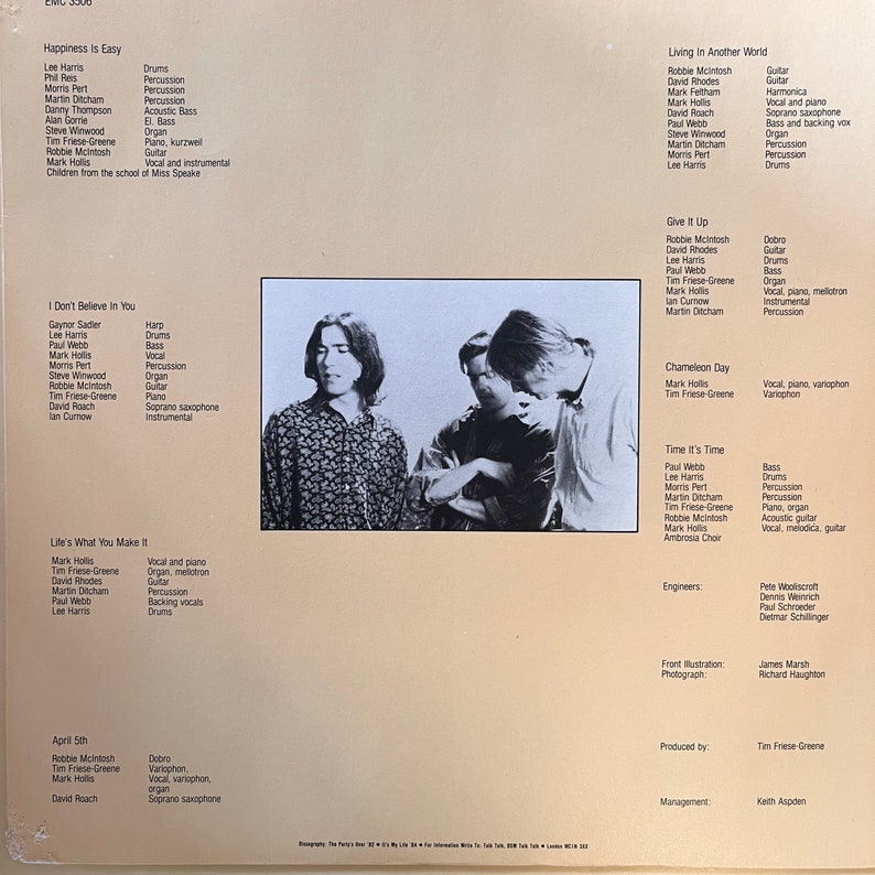 Talk Talk, the Colour of Spring, / Vinyl - Etsy