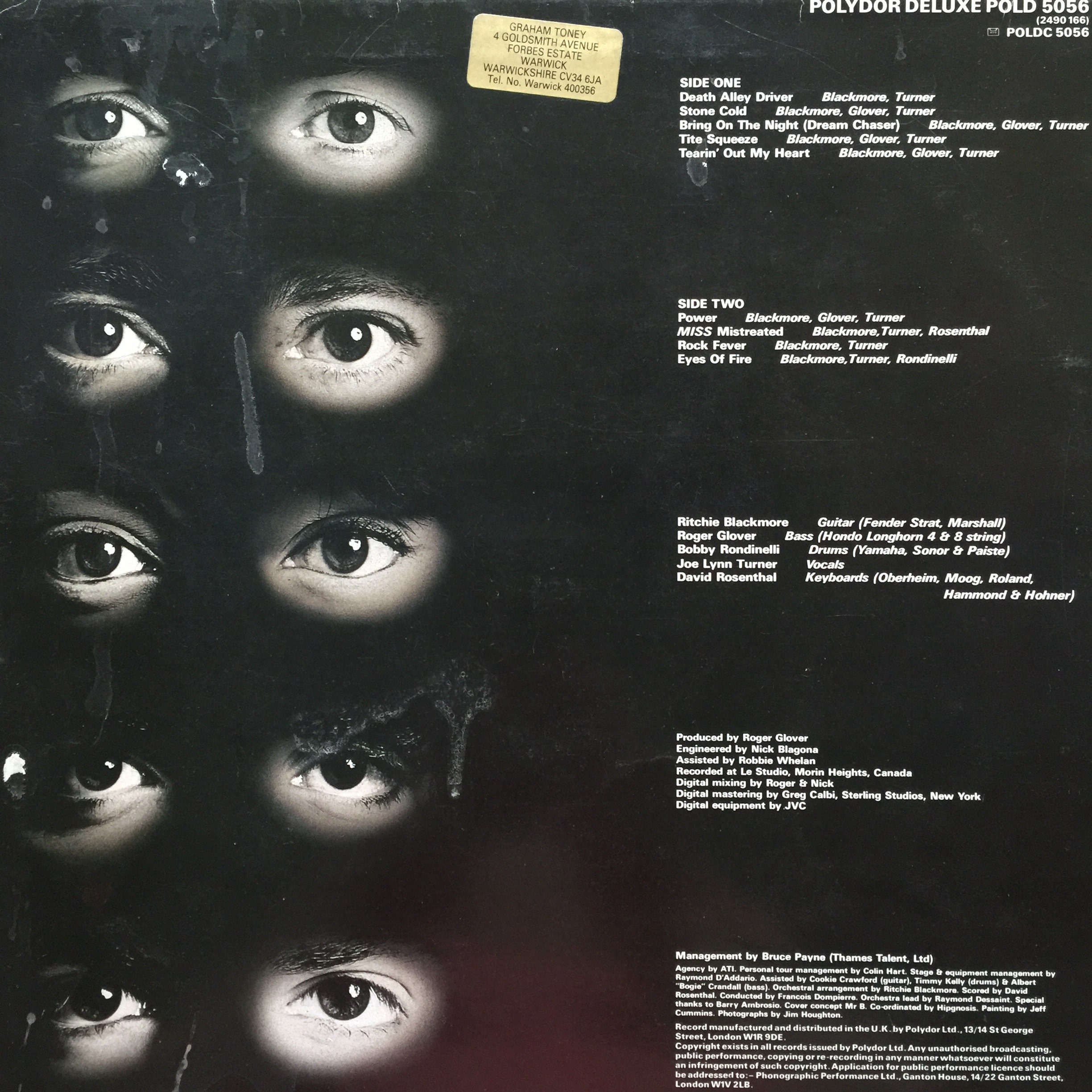 Rainbow, Straight Between the Eyes / Vinyl - Etsy