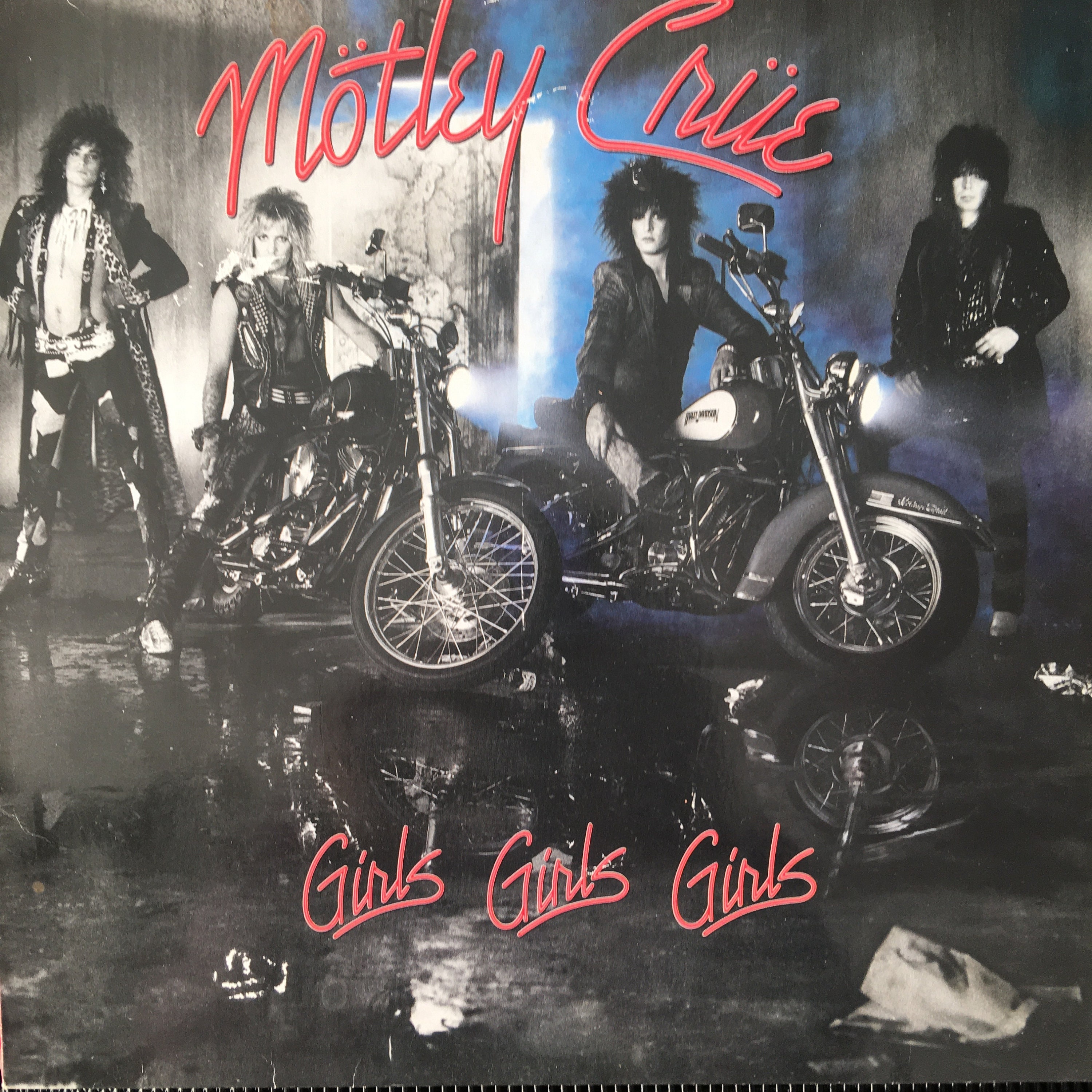 Motley Crue Girls Girls Girls Album Cover