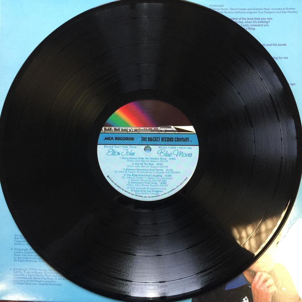 Elton John , Blue Moves / Vinyl - Etsy