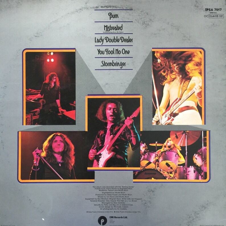 Deep Purple, Made in Europe / Vinyl - Etsy