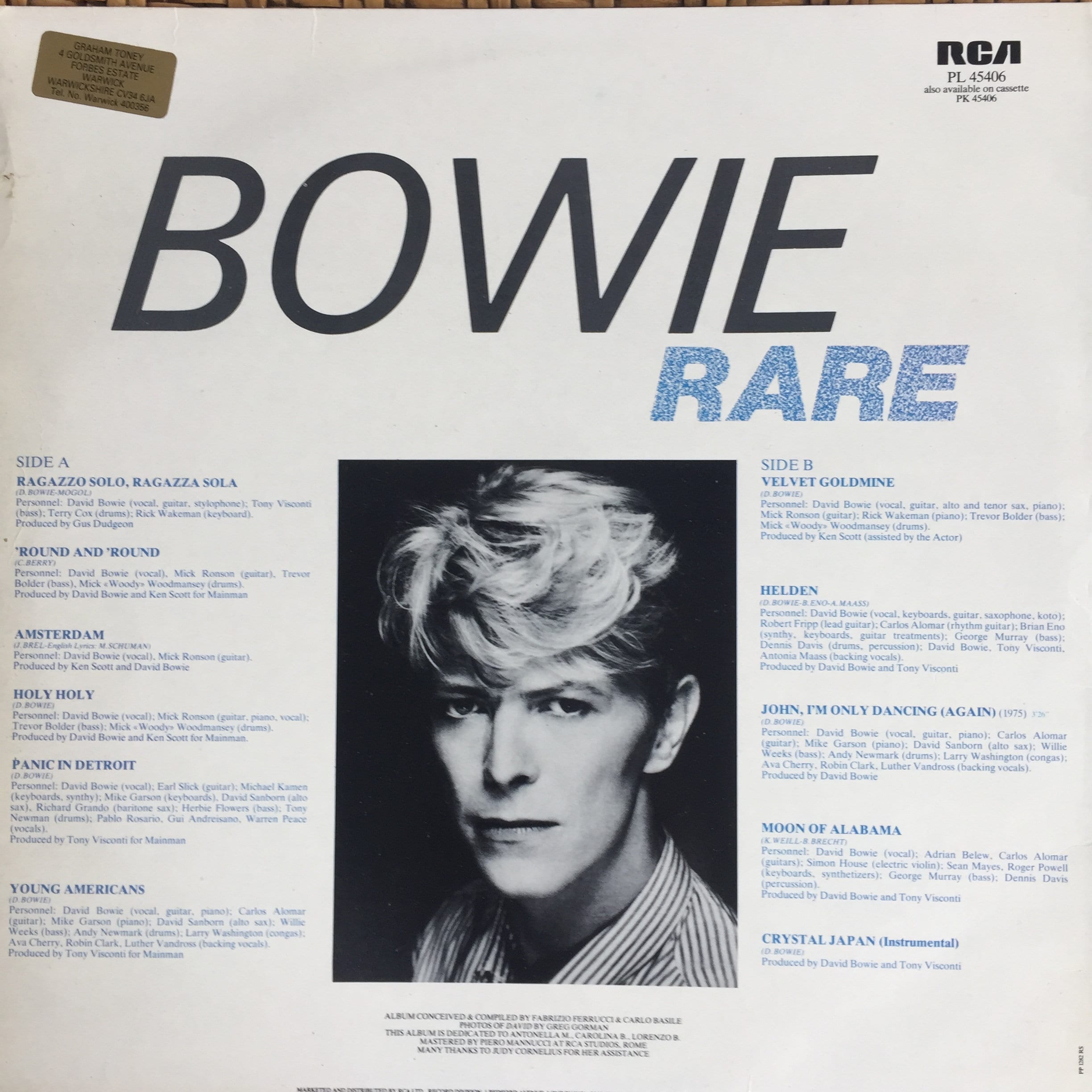 David Bowie, Rare / Vinyl - Etsy
