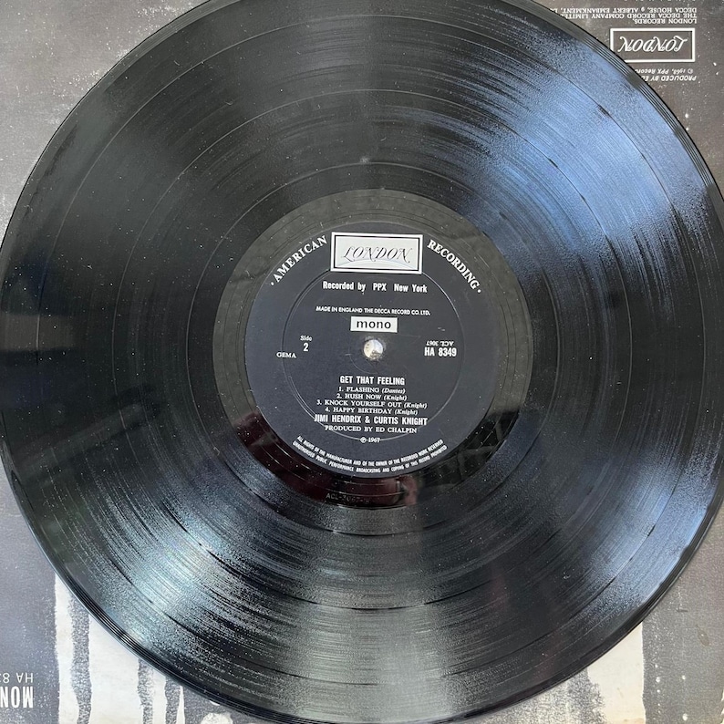 Jimi Hendrix & Curtis Knight, Get That Feeling/ Vinyl - Etsy