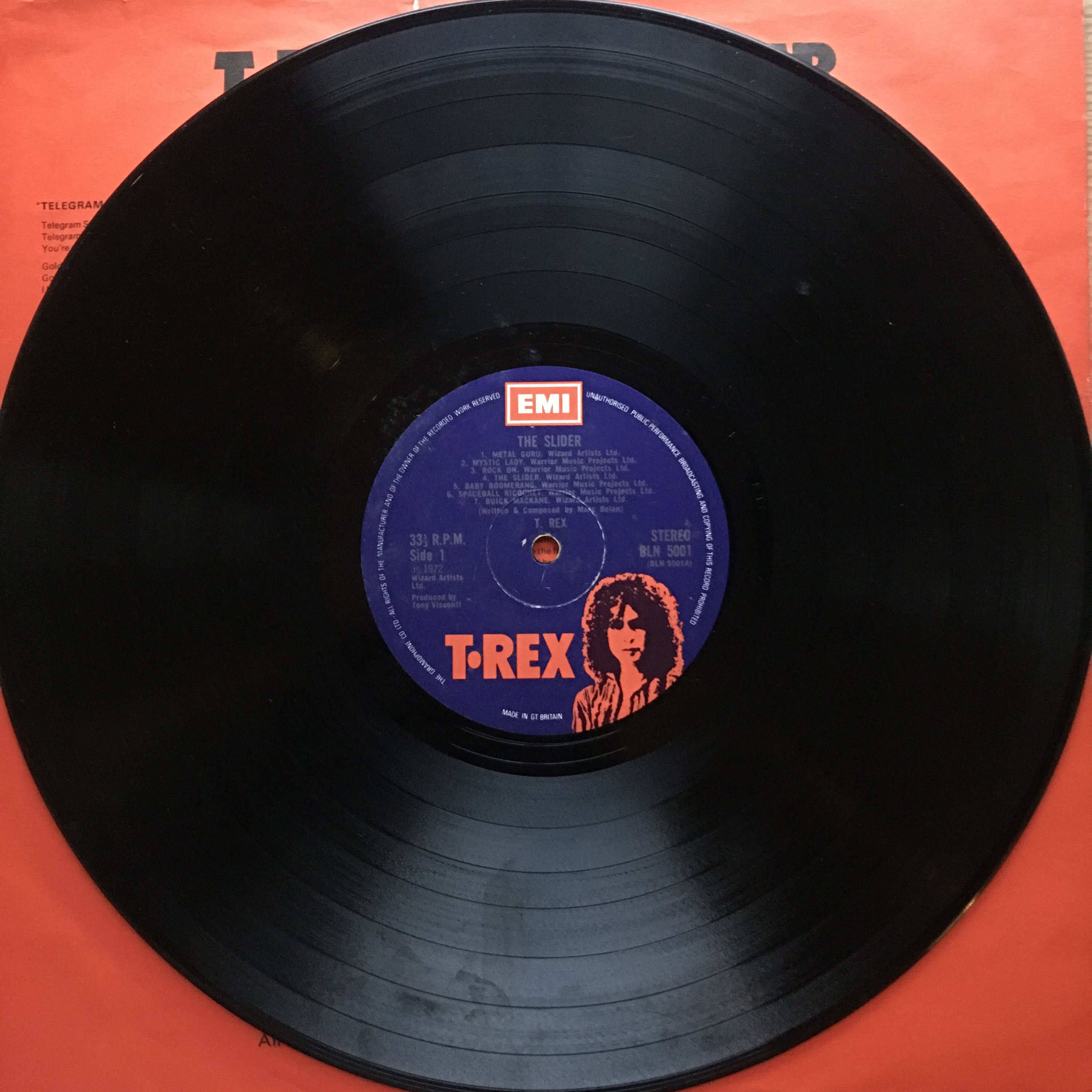 Marc Bolan & T-rex the Slider / Vinyl - Etsy