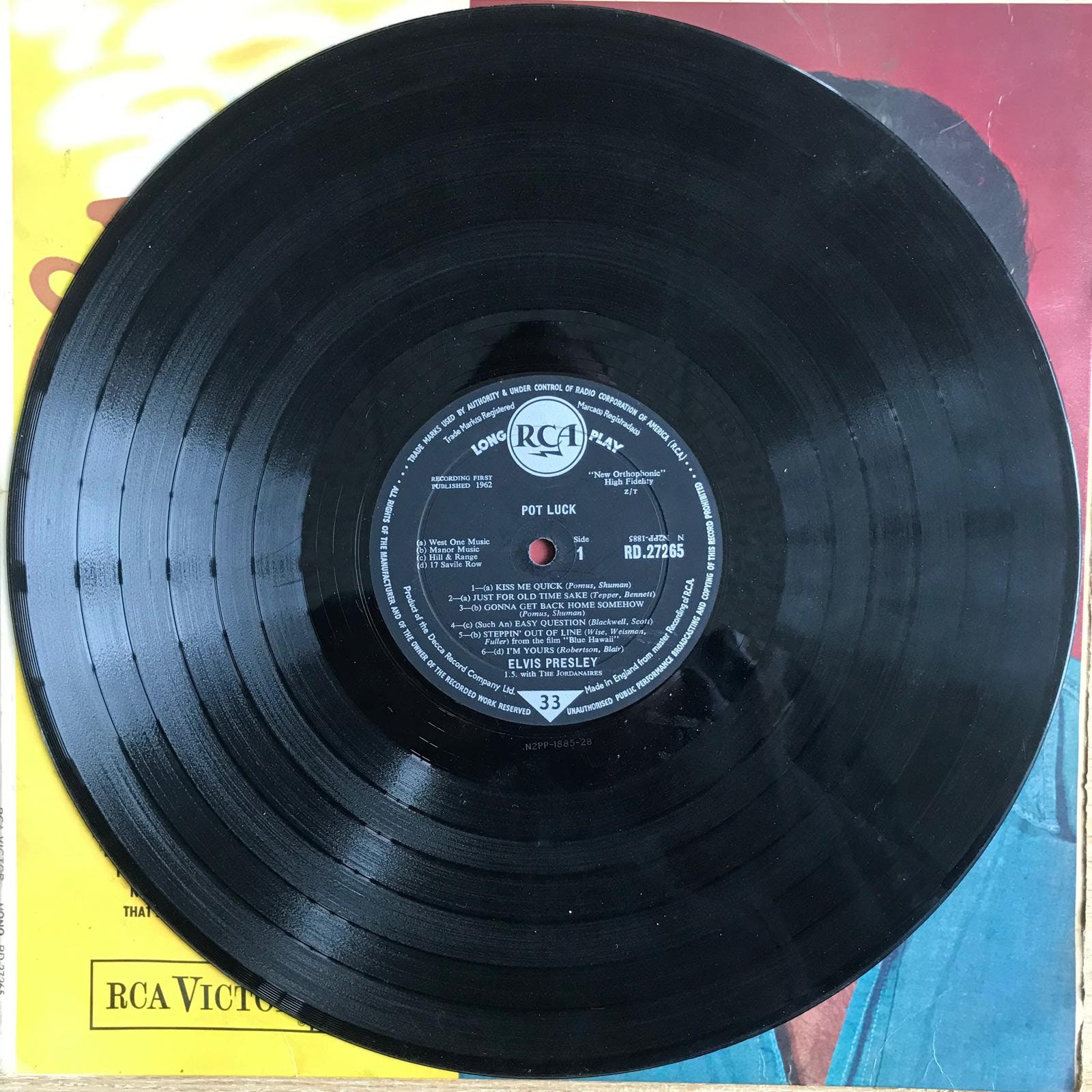 Elvis Presley , Pot Luck With Elvis/ Vinyl - Etsy