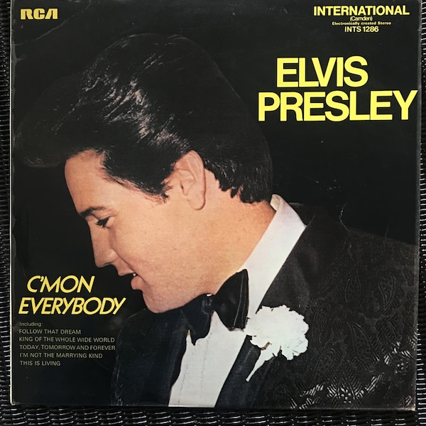 Elvis Presley Vinyl - Etsy