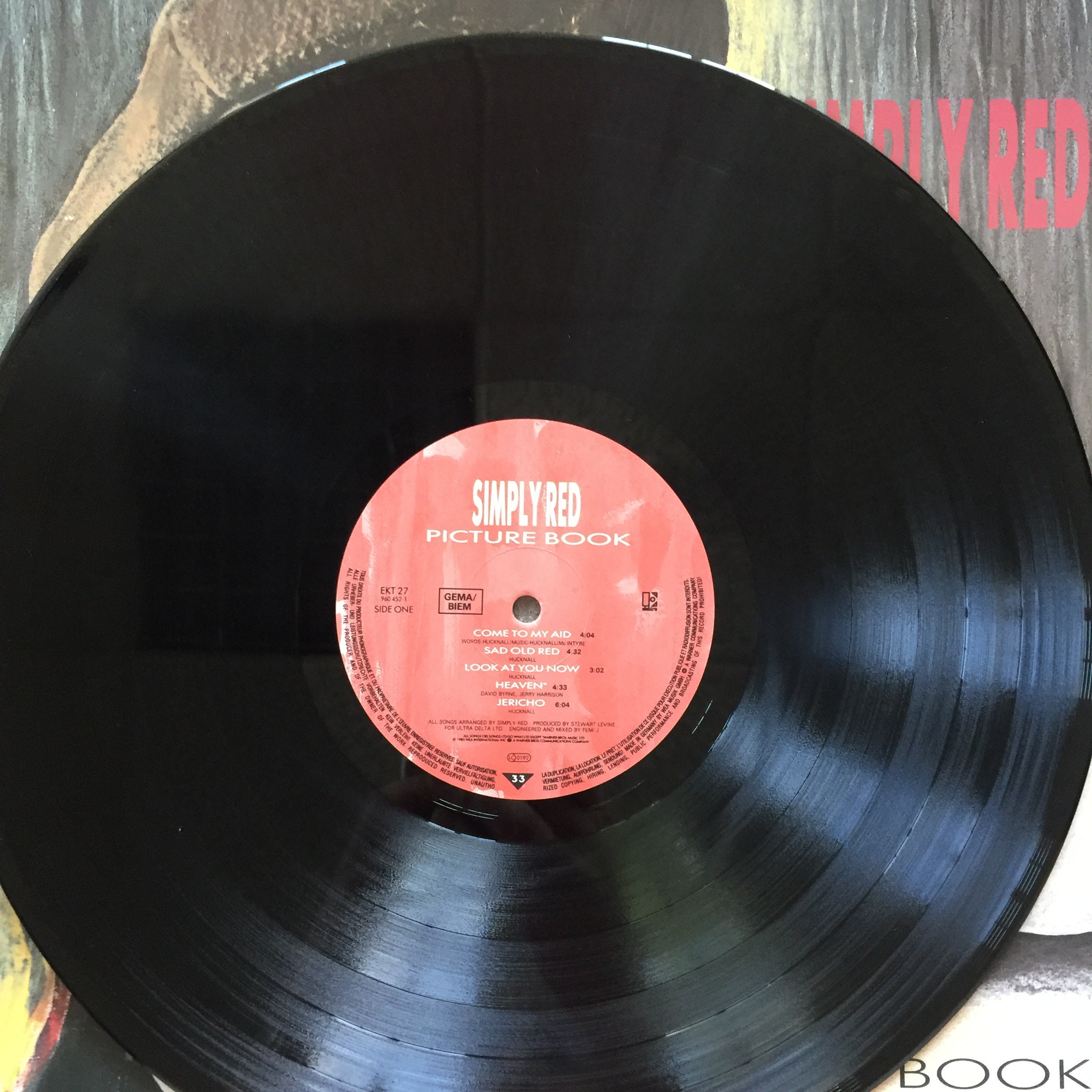 Simply Red, Picture Book / Vinyl - Etsy