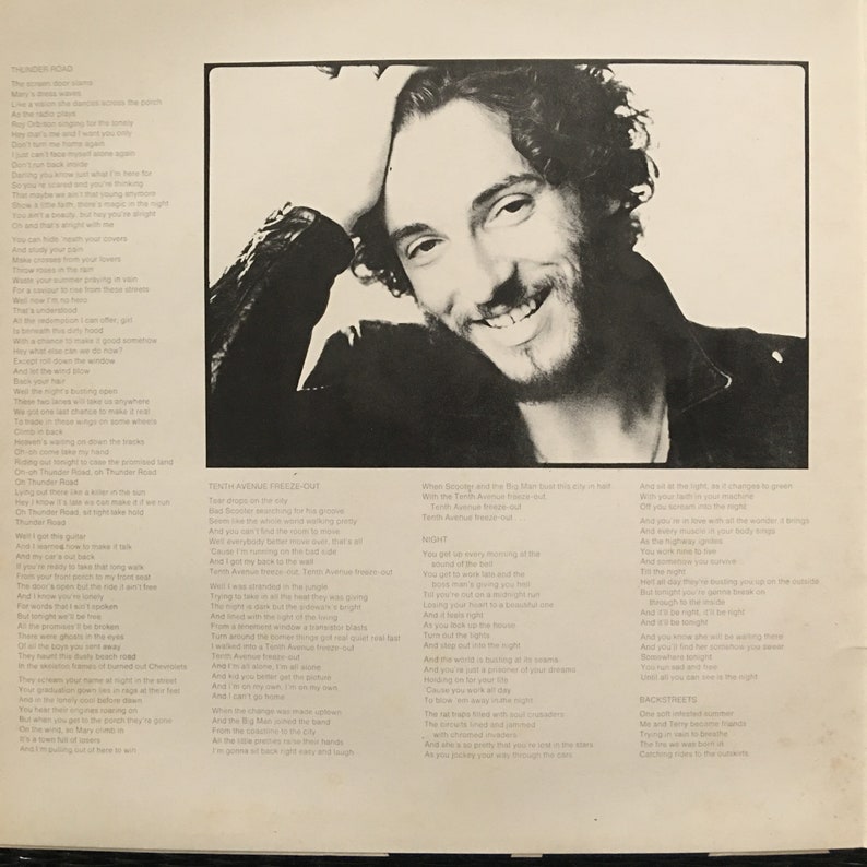 Bruce Springsteen Born to Run / Vinyl - Etsy