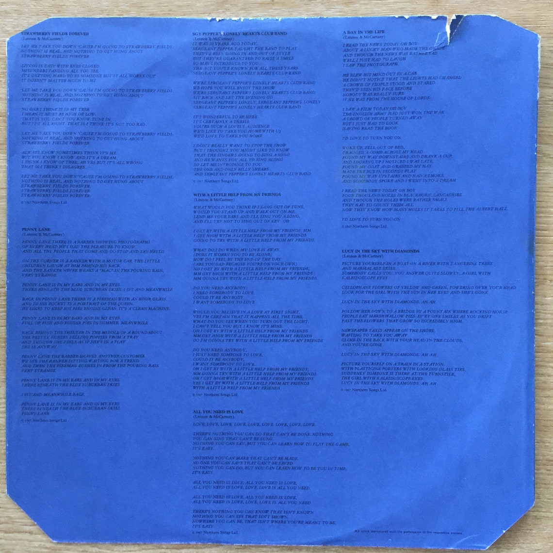 The Beatles 1967-1970 the Blue Album / Vinyl - Etsy