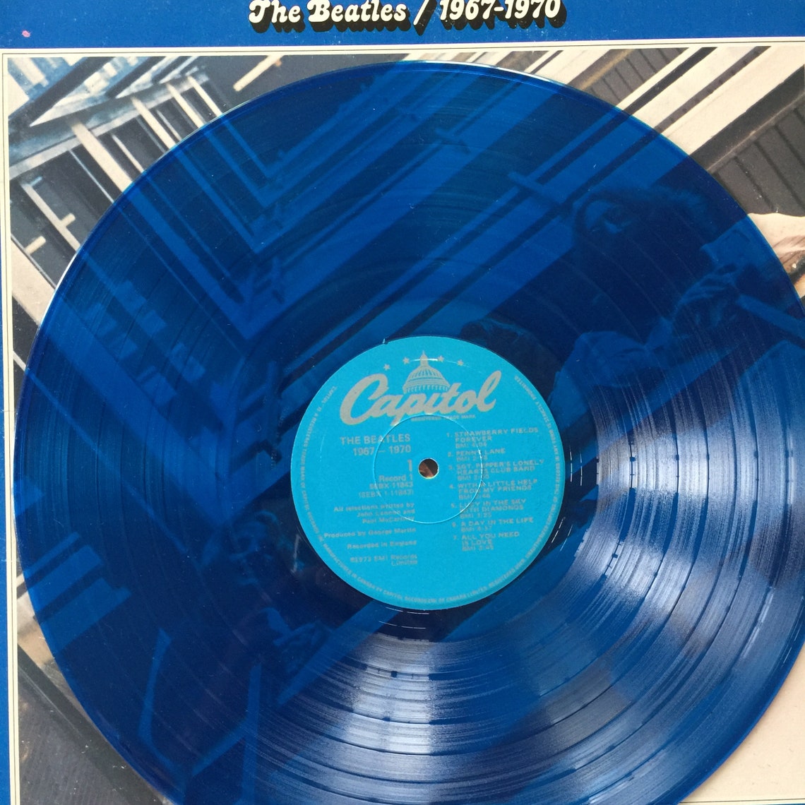 The Beatles 1967-1970 the Blue Album - Etsy