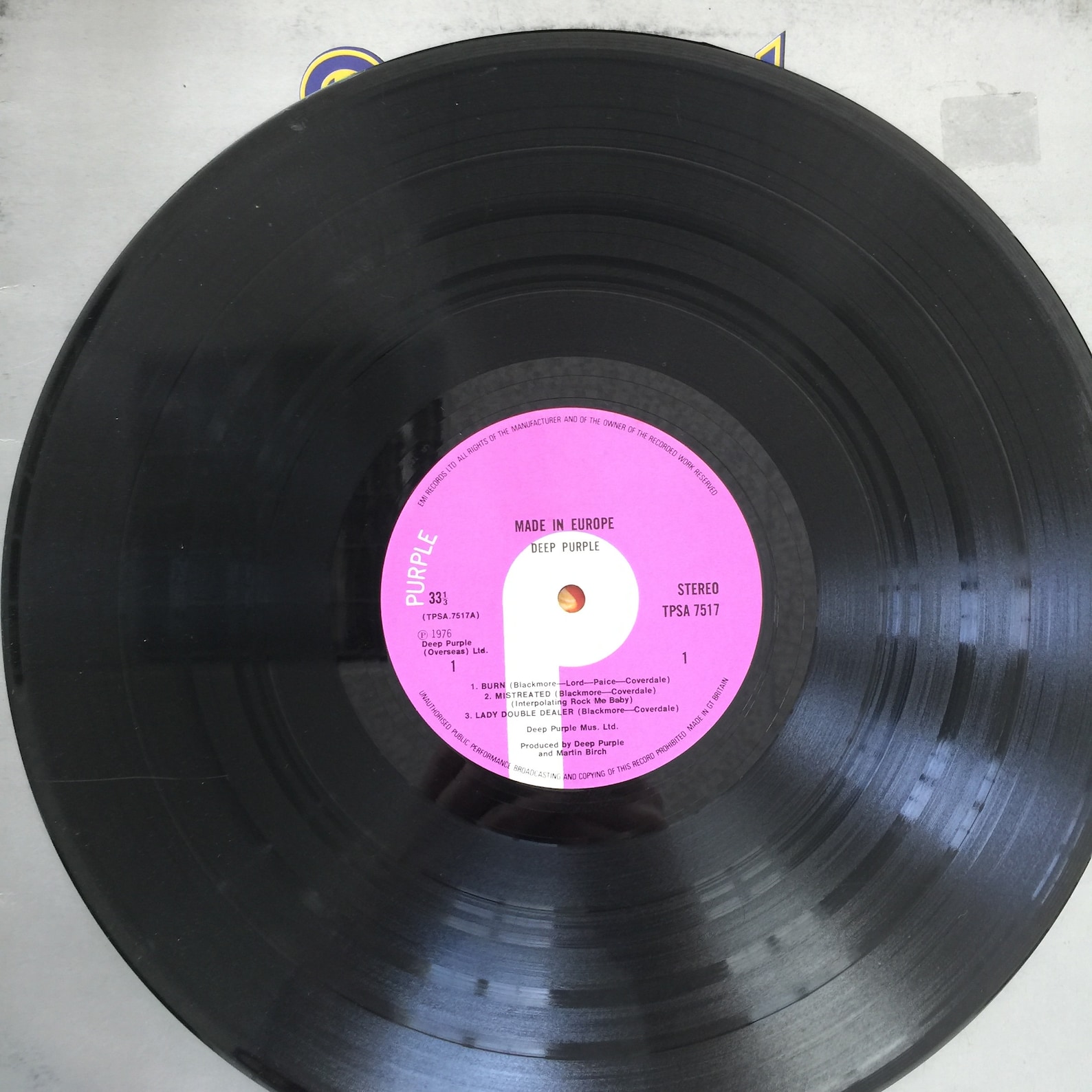 Deep Purple, Made in Europe / Vinyl - Etsy