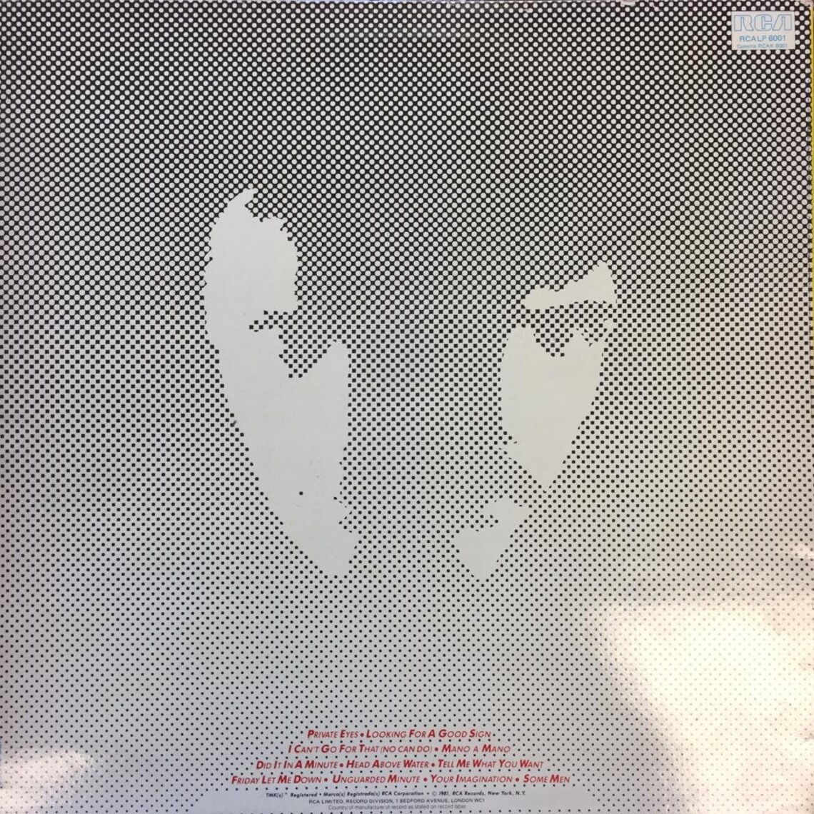 Daryl Hall and John Oates, Private Eyes/ Vinyl Record / Gift - Etsy