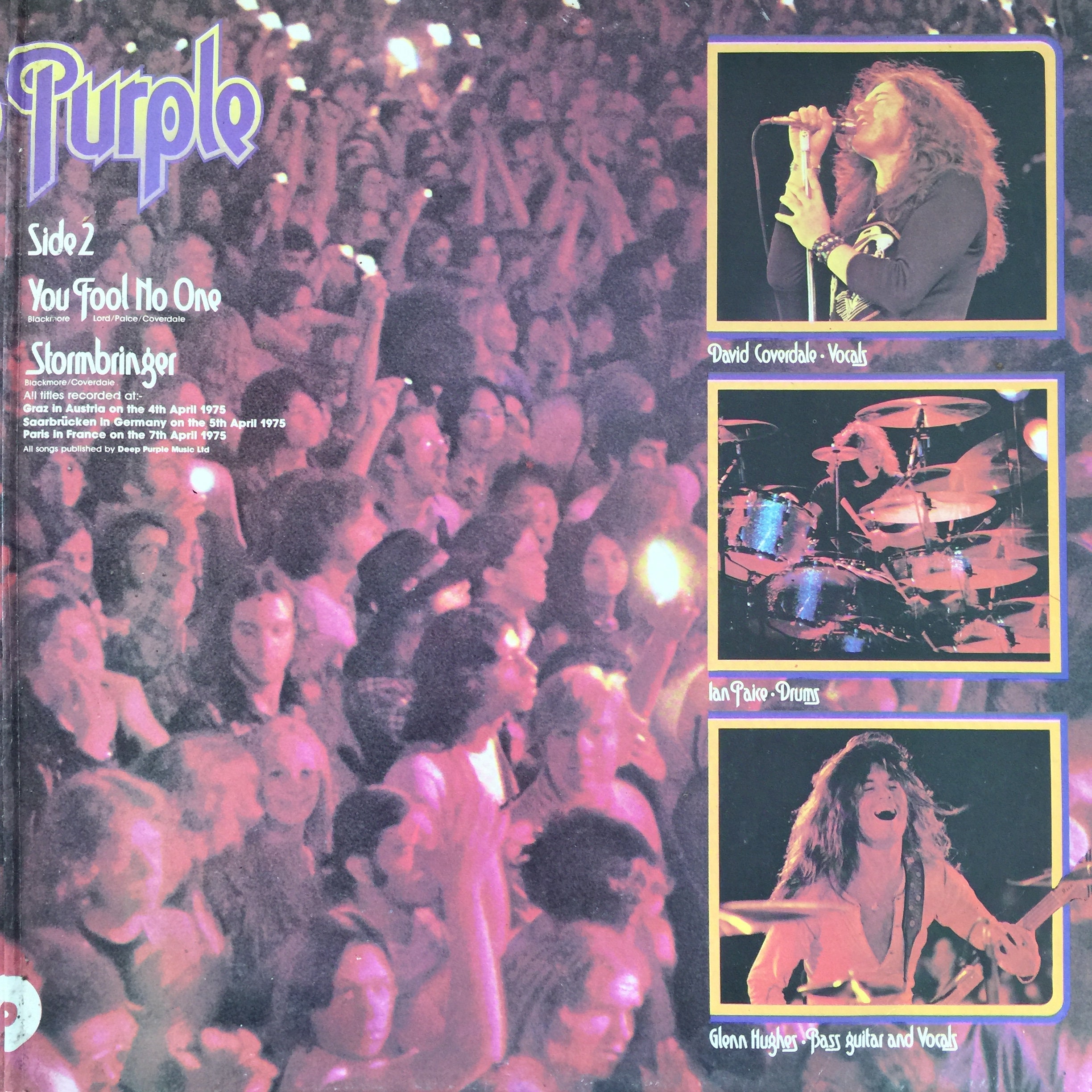 Deep Purple, Made in Europe / Vinyl - Etsy