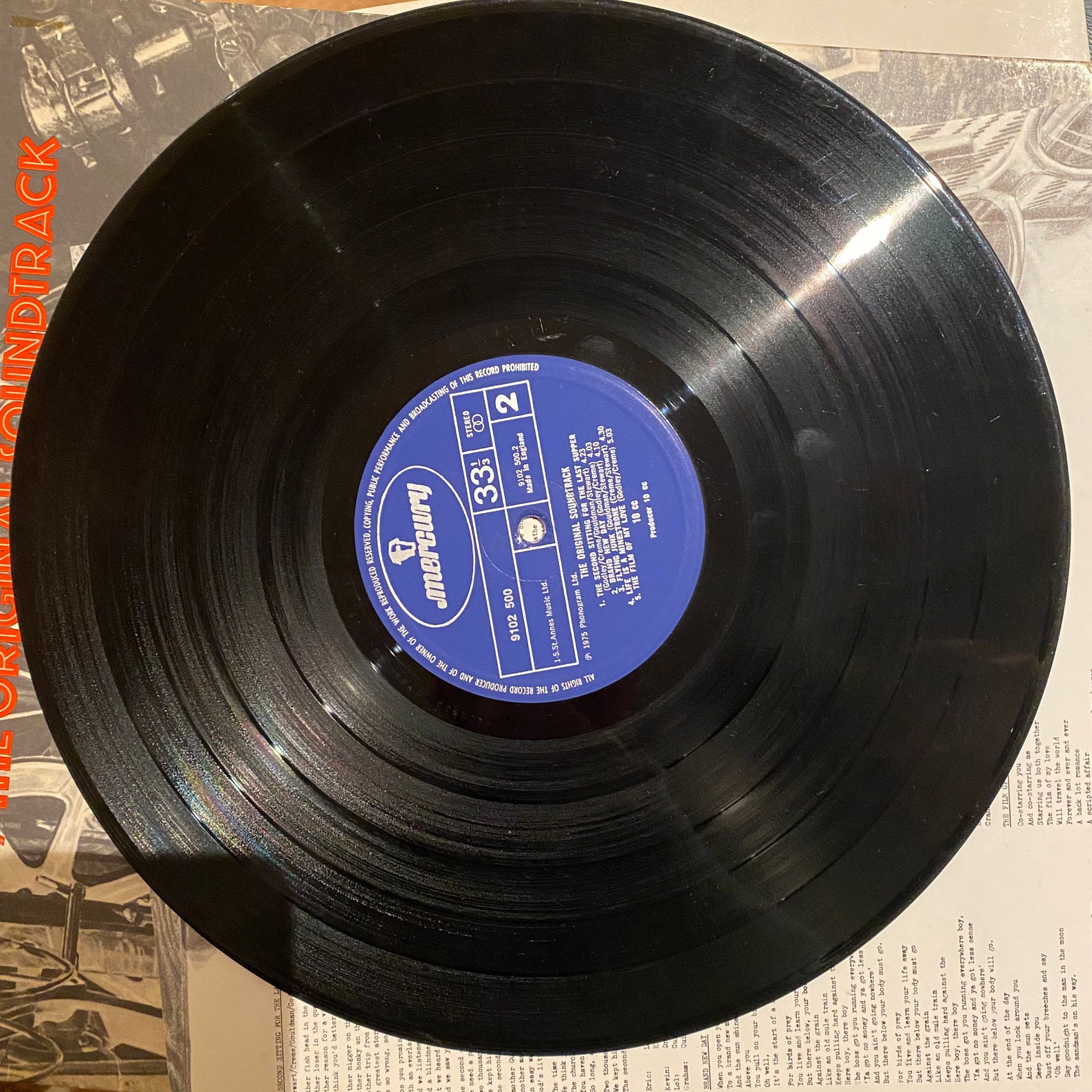 10cc / the Original Soundtrack, 1975 9102 500 / Vinyl - Etsy