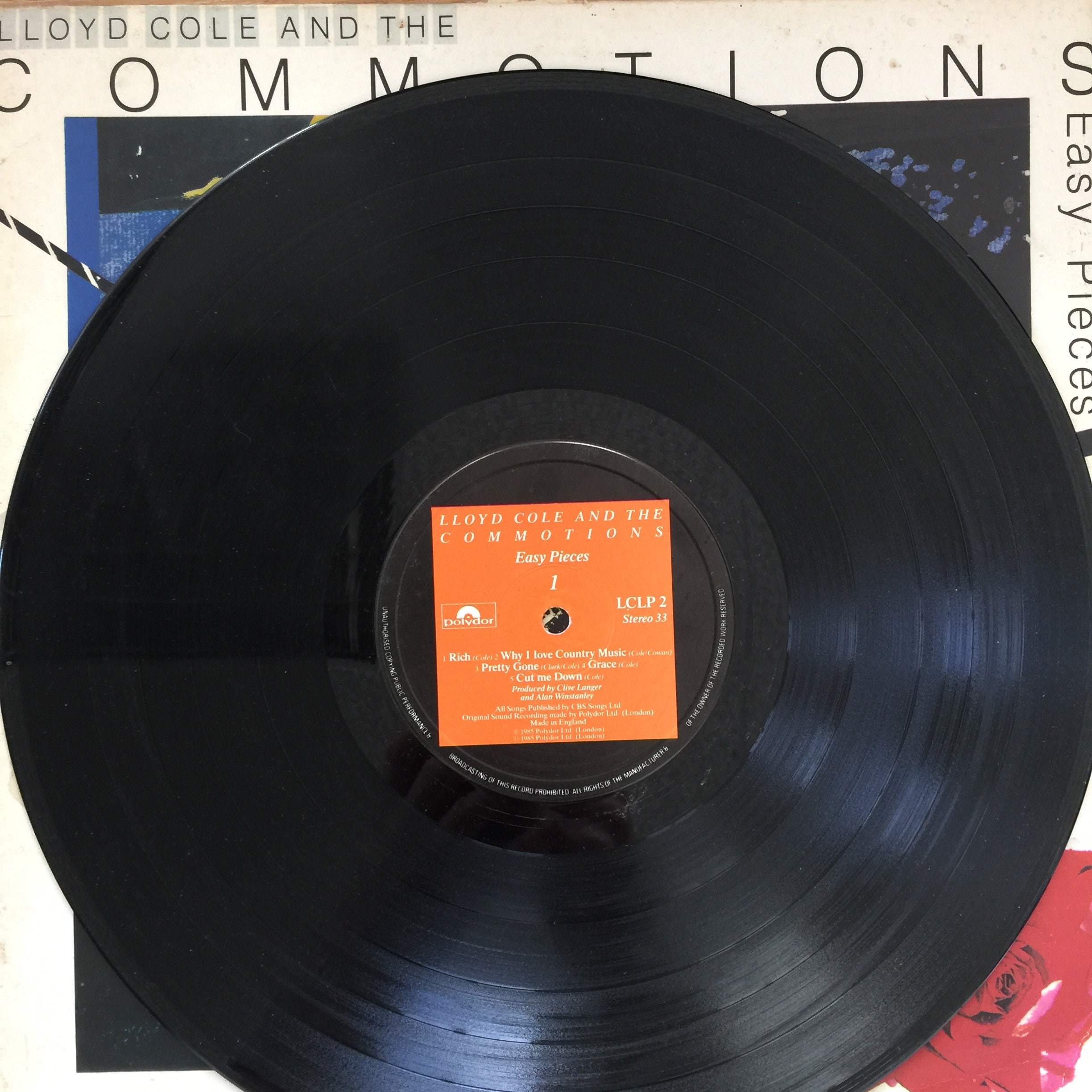 Lloyd Cole and the Commotions, Easy Pieces / Vinyl - Etsy