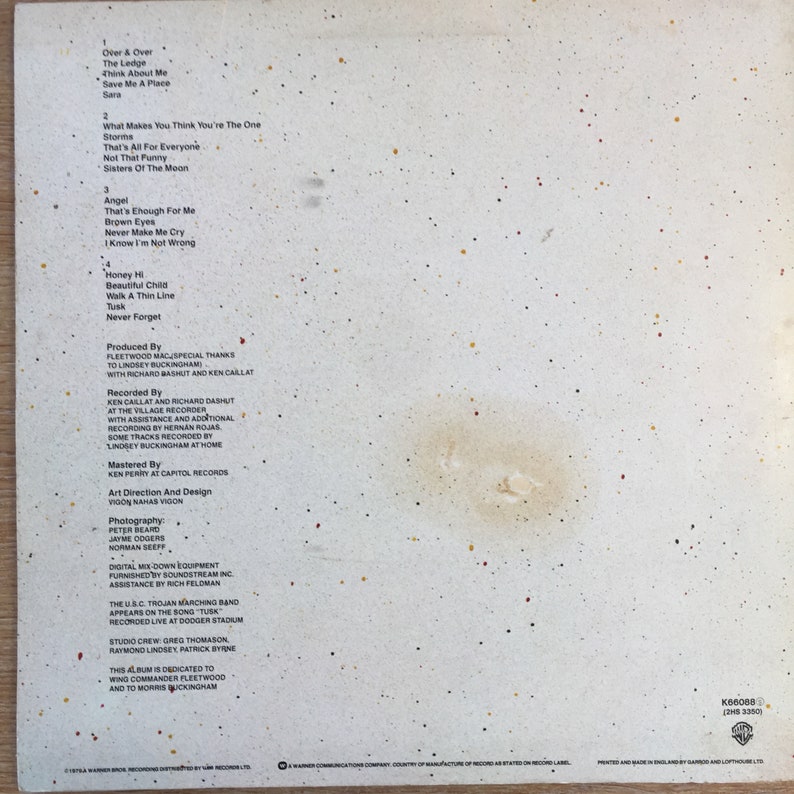 Fleetwood Mac, Tusk, Double Album / Vinyl - Etsy